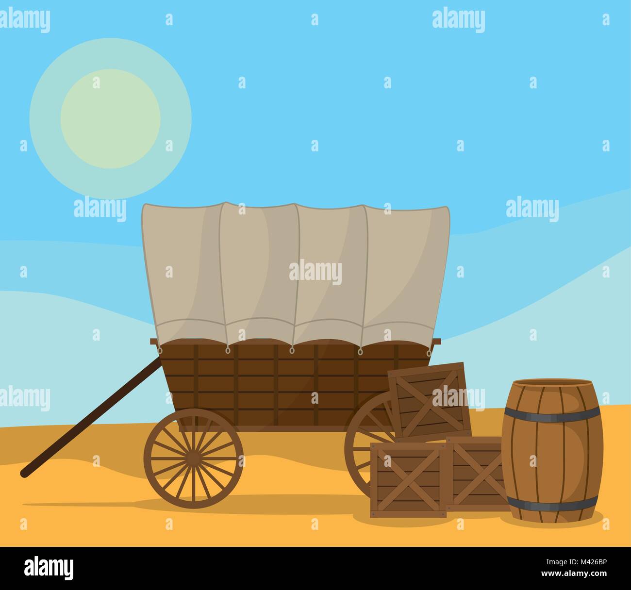 Antique wooden barrel on Stock Vector Images - Alamy