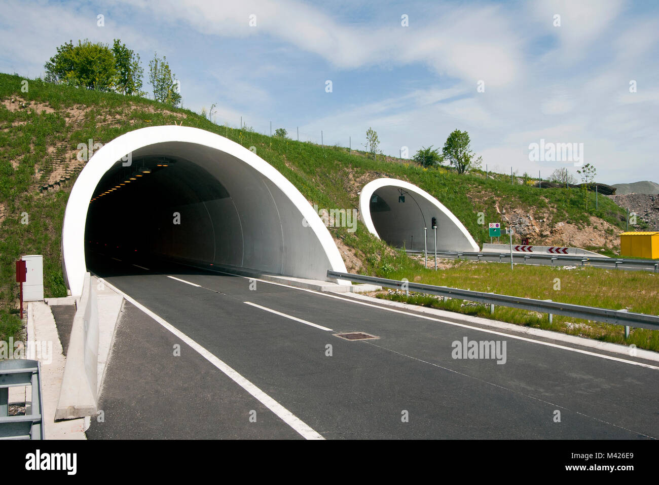 Rozman Hill Tunnel on the A1 highway in Croatia Stock Photo - Alamy