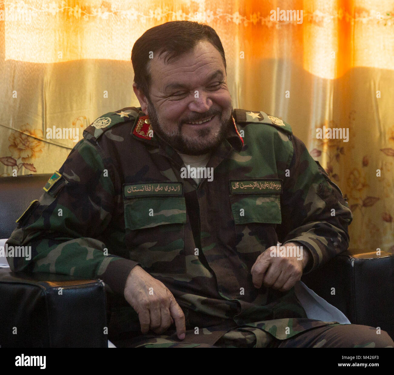 Brig. Gen. Hussain Gul, Shorab Regional Hospital commander with the ...