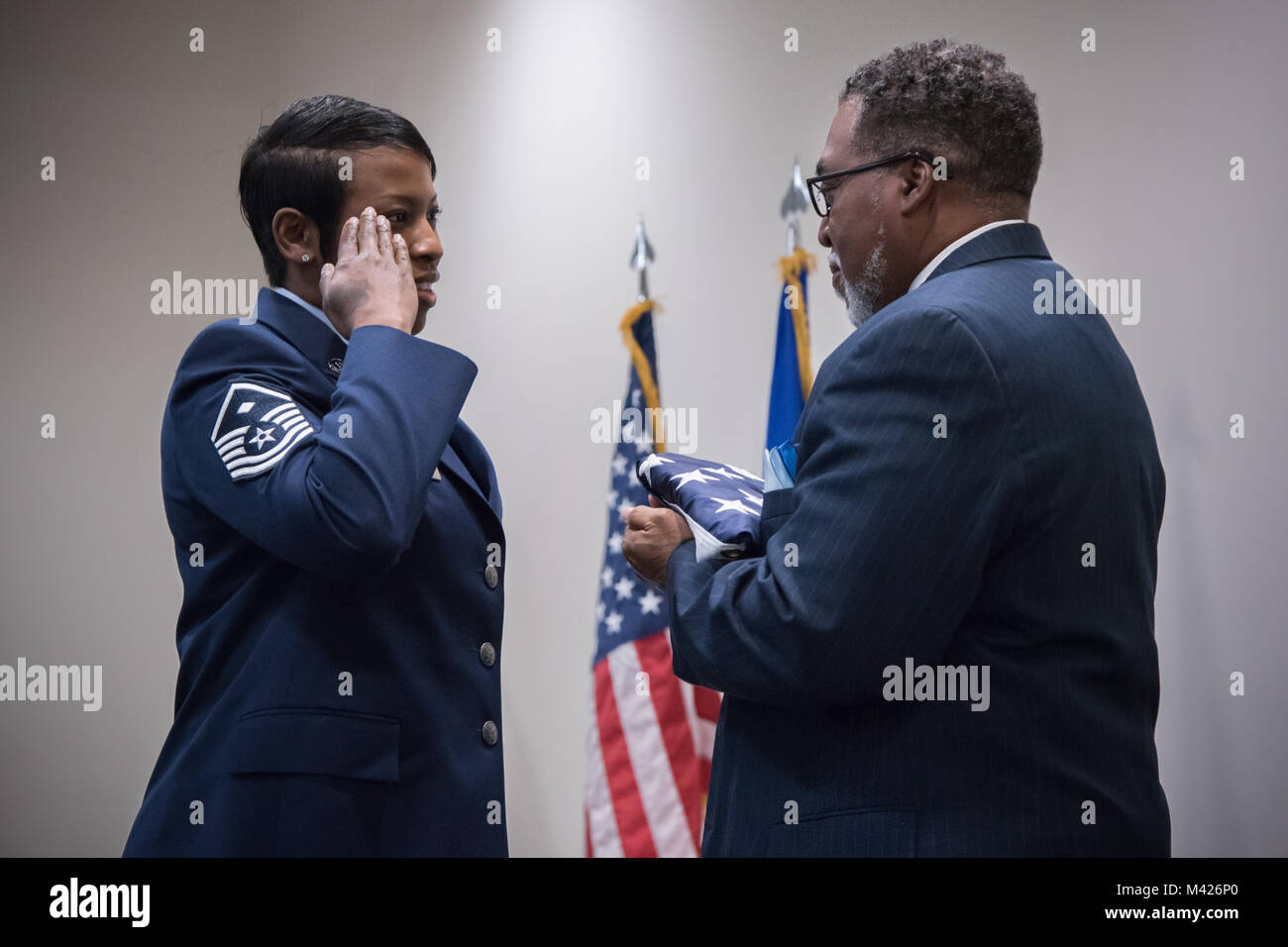 Master Sgt. Robin Robertson, 81st Training Wing first sergeant ...