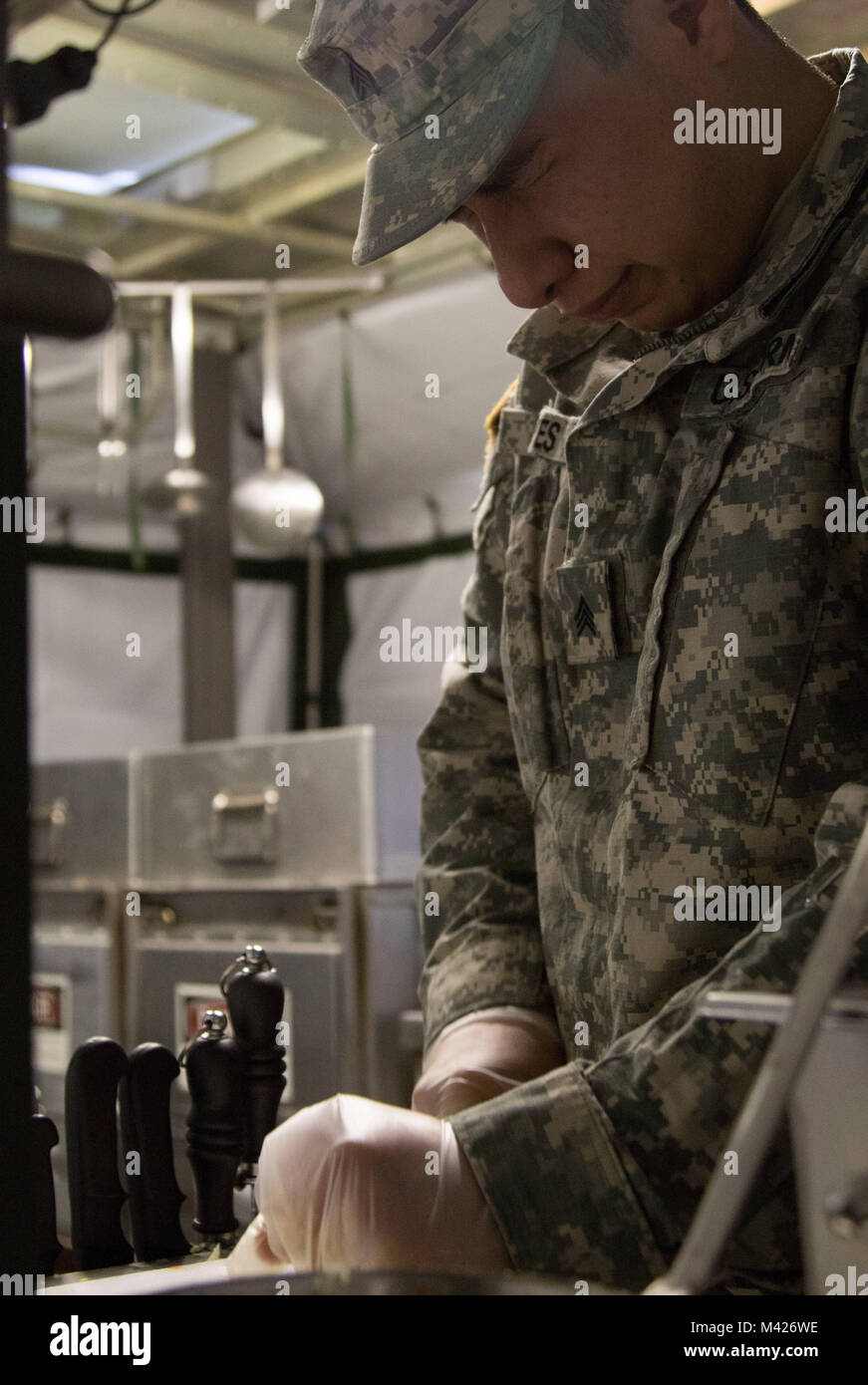 Sgt. Jorge Reyes, a U.S. Army Reserve Soldier from the 530th Military ...