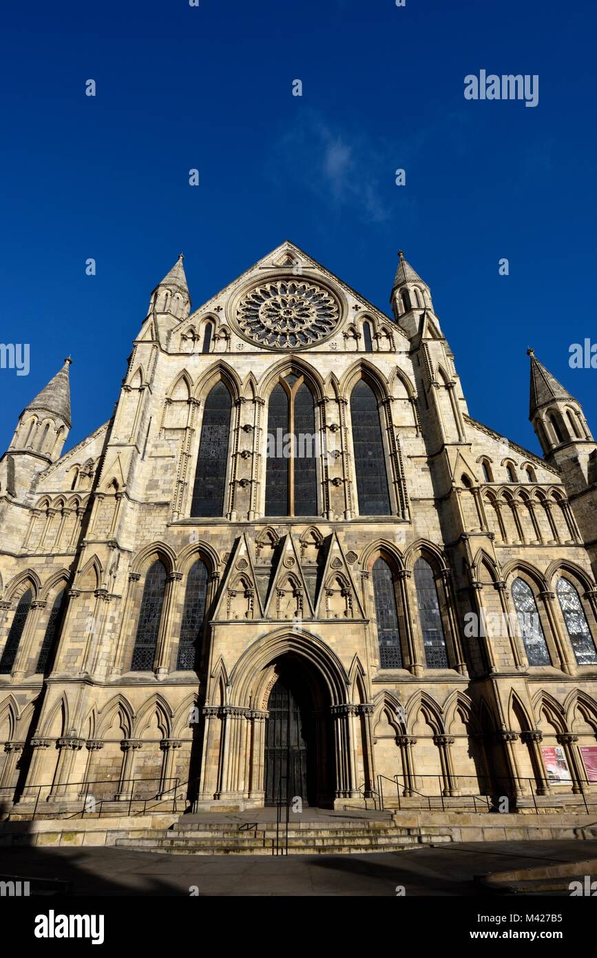 York Minster North Yorkshire England uk Stock Photo - Alamy