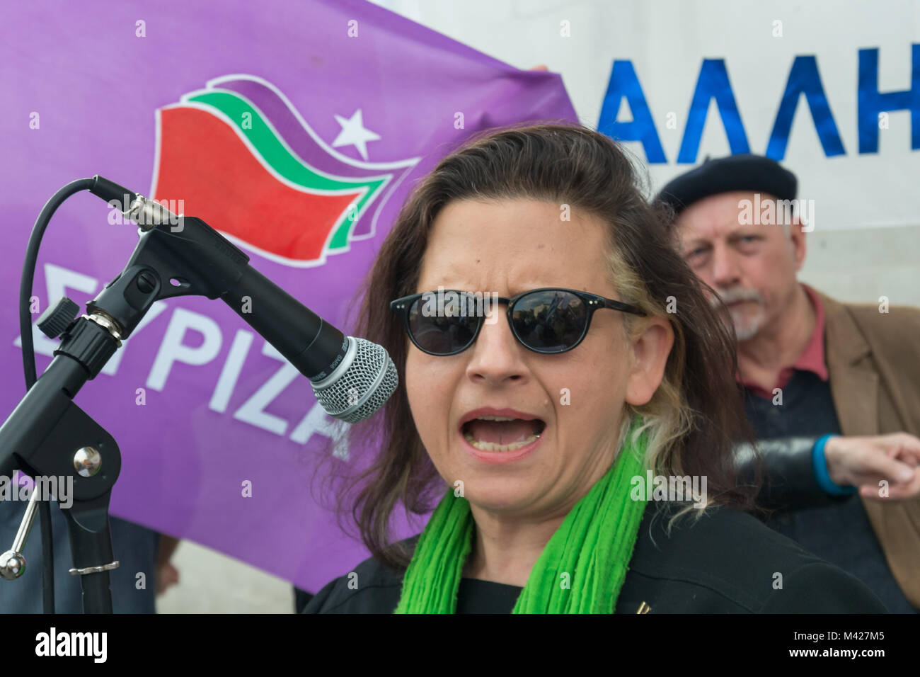 Greek peoples rally hi-res stock photography and images - Alamy