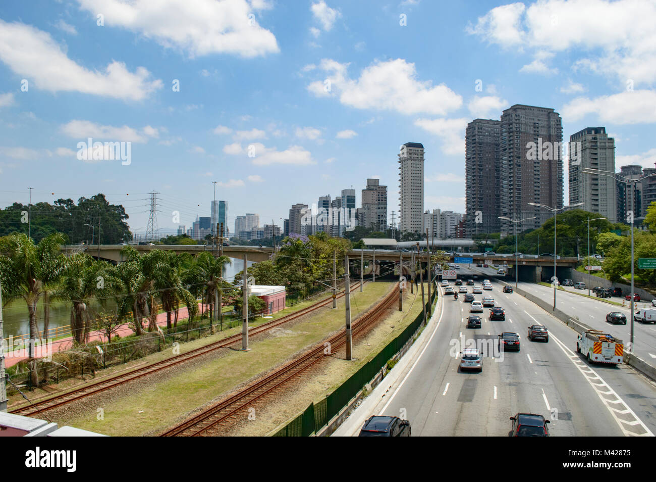 Marginal Pinheiros, São Paulo Stock Photo - Alamy