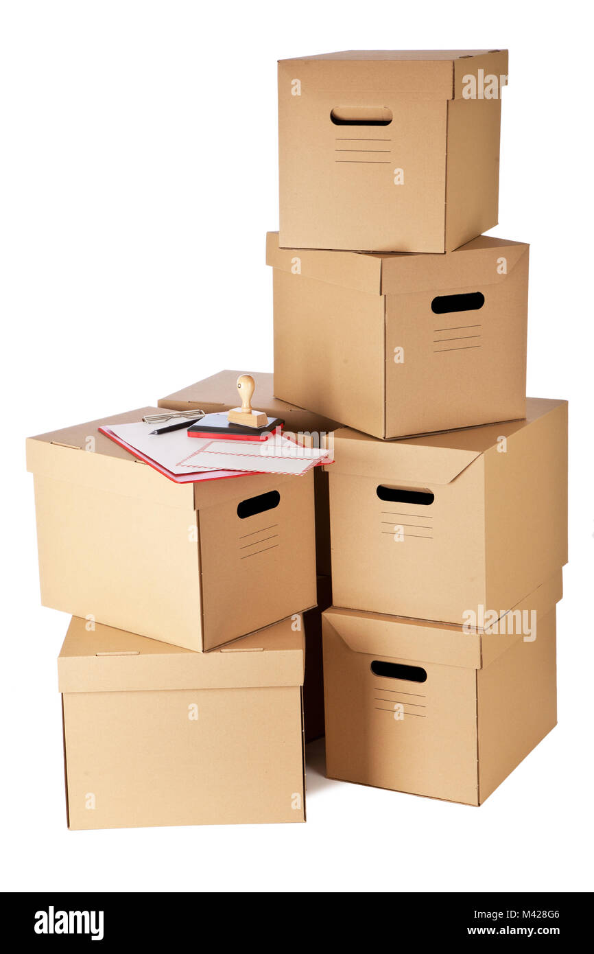 Organize cardboard pile hi-res stock photography and images - Alamy