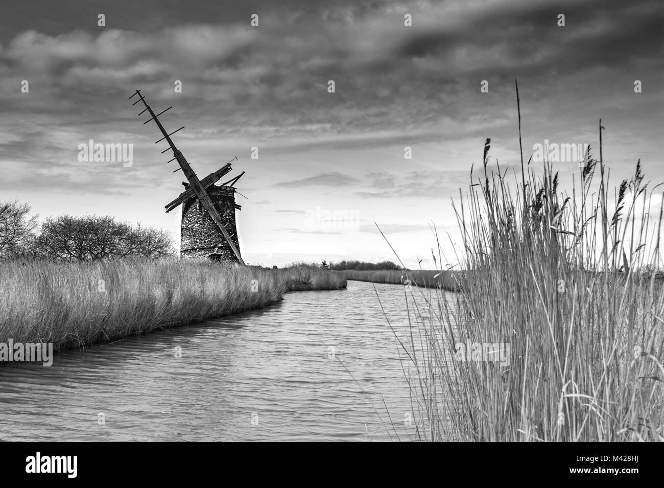 The isolated ruined shell of Brograve Mill was actually a wind pump to ...