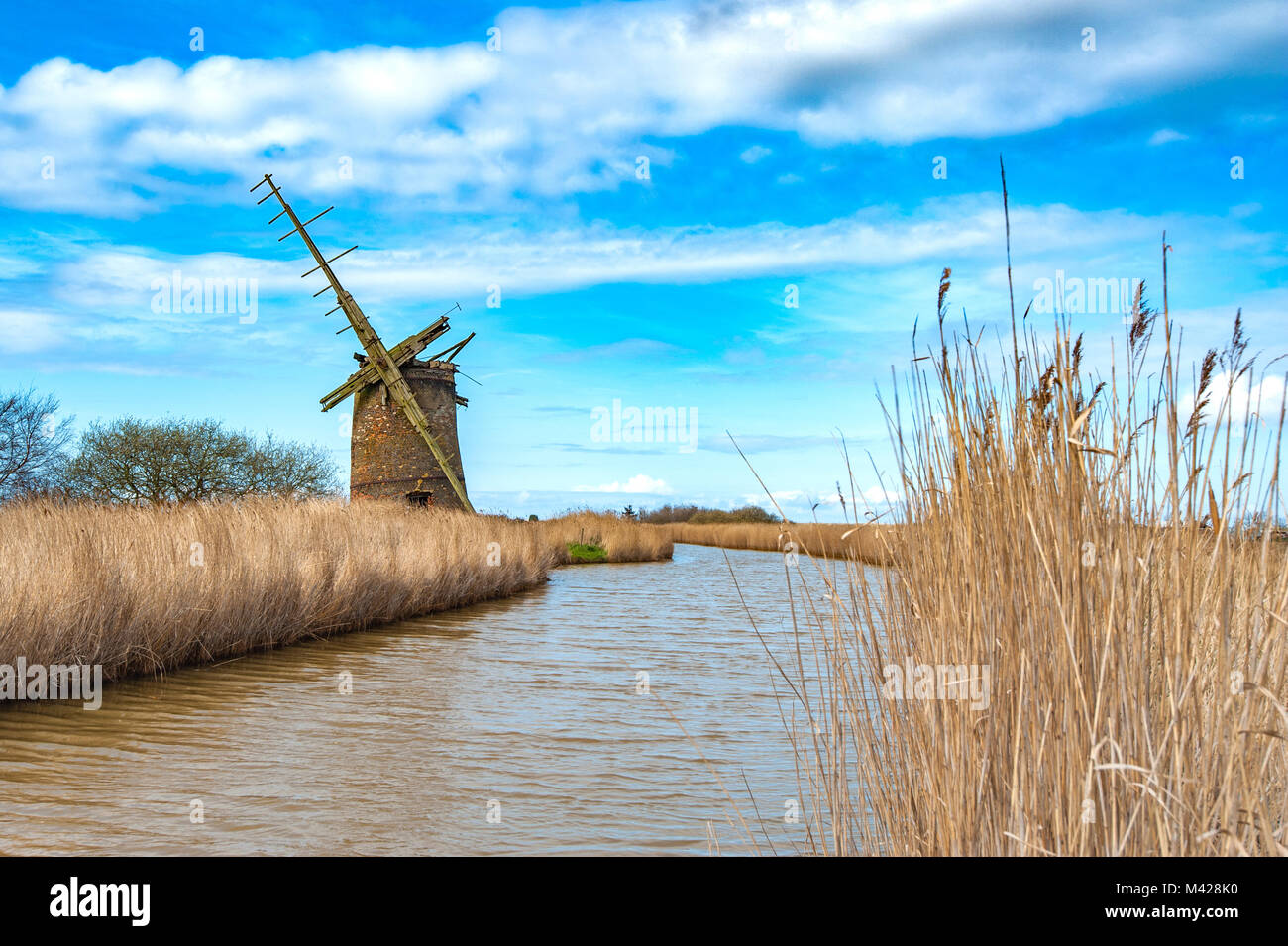 The isolated ruined shell of Brograve Mill was actually a wind pump to ...