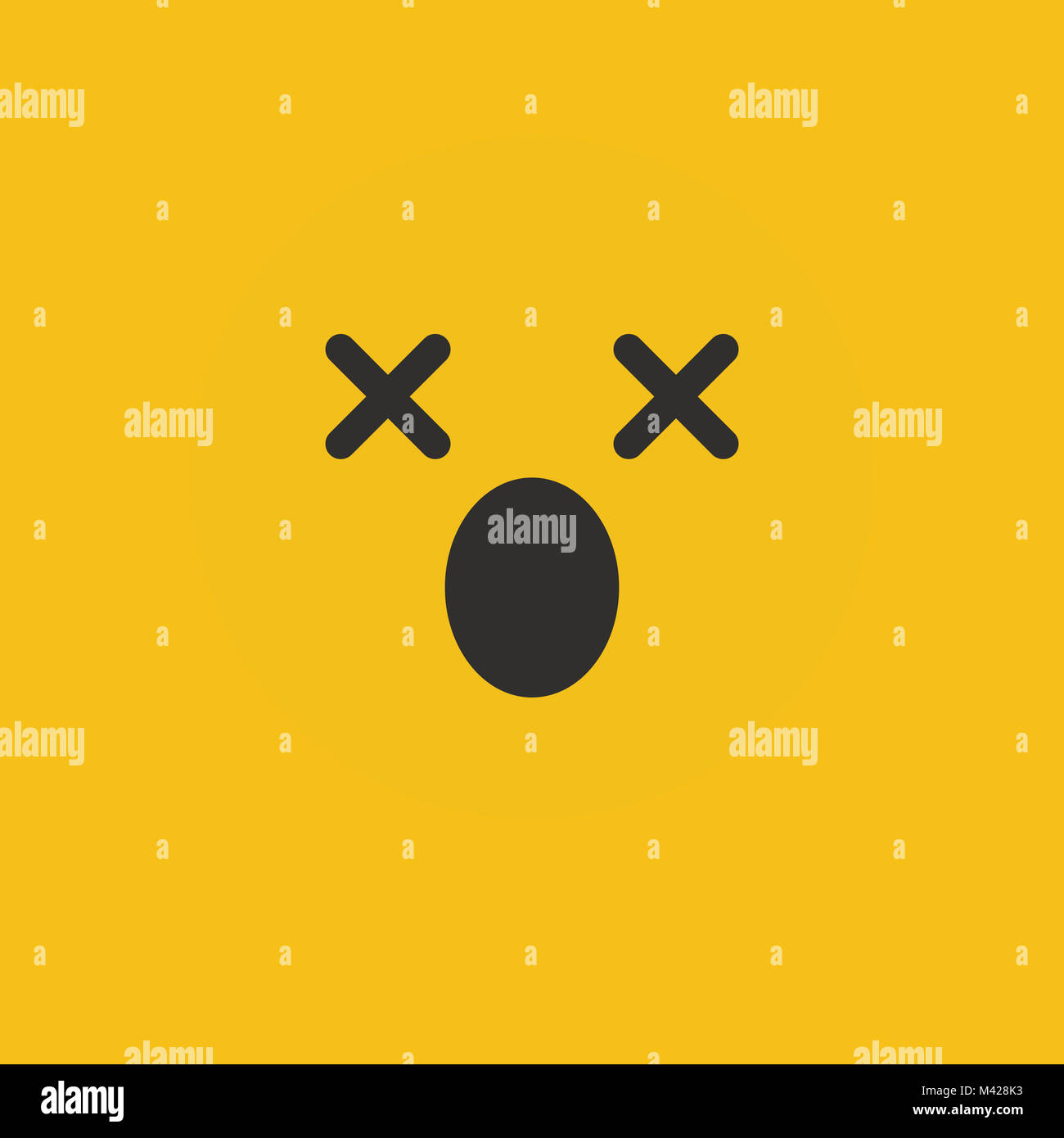 Emoji emoticon character background Stock Photo - Alamy