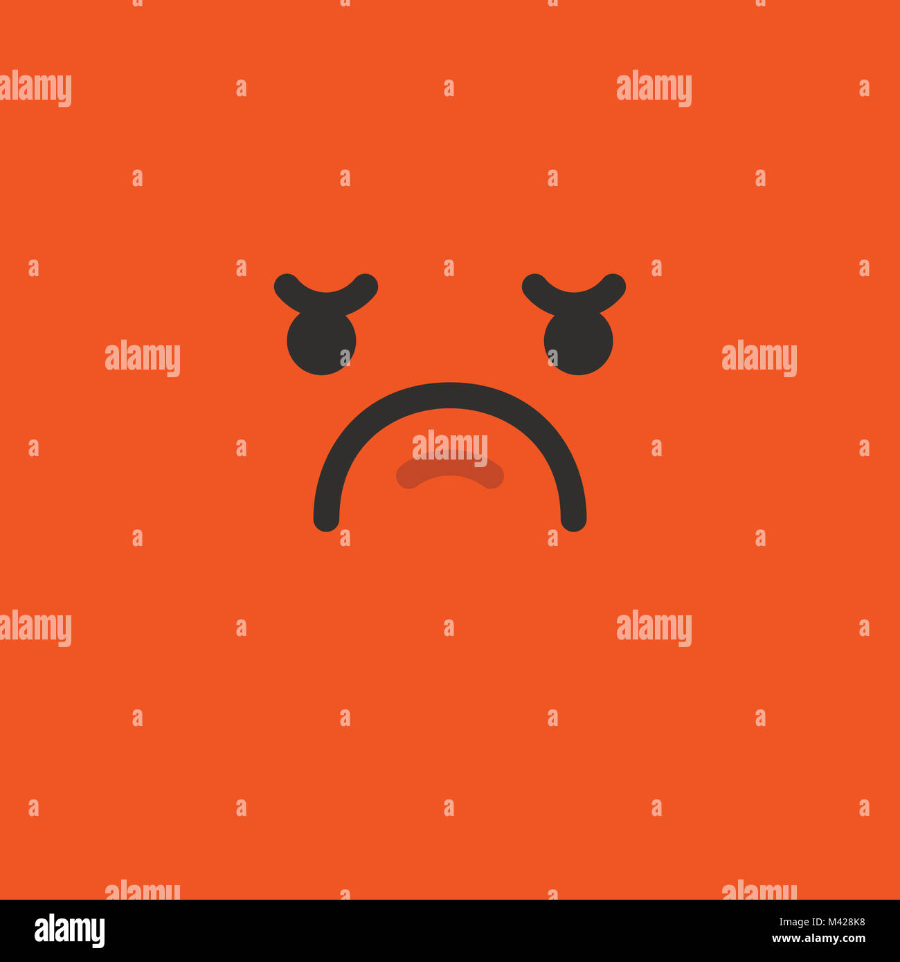 Sad emoji emoticon character hi-res stock photography and images - Alamy