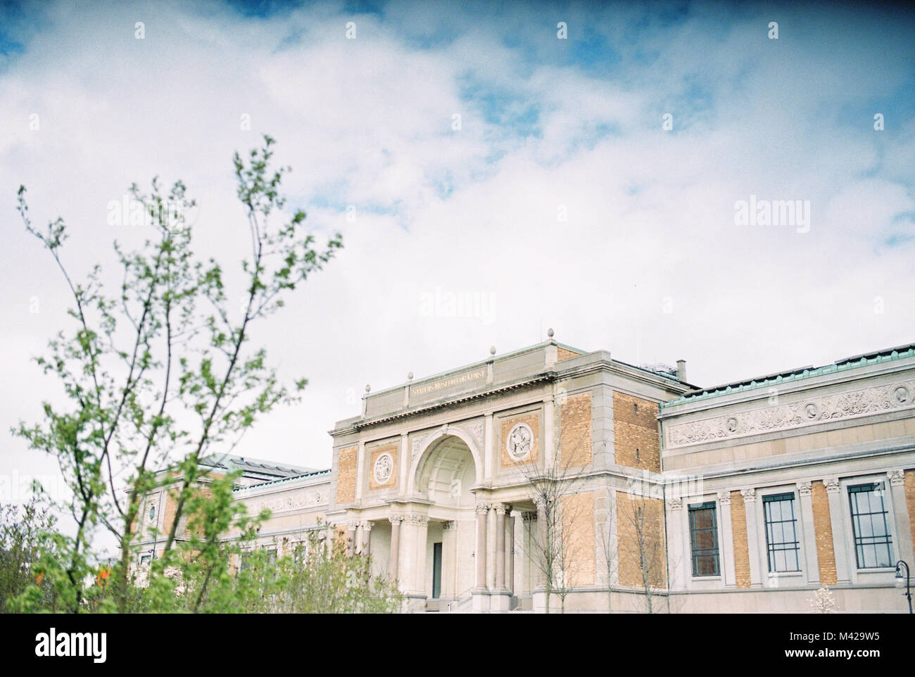 Static building housing a museum in the city of Copenhagen Stock Photo ...
