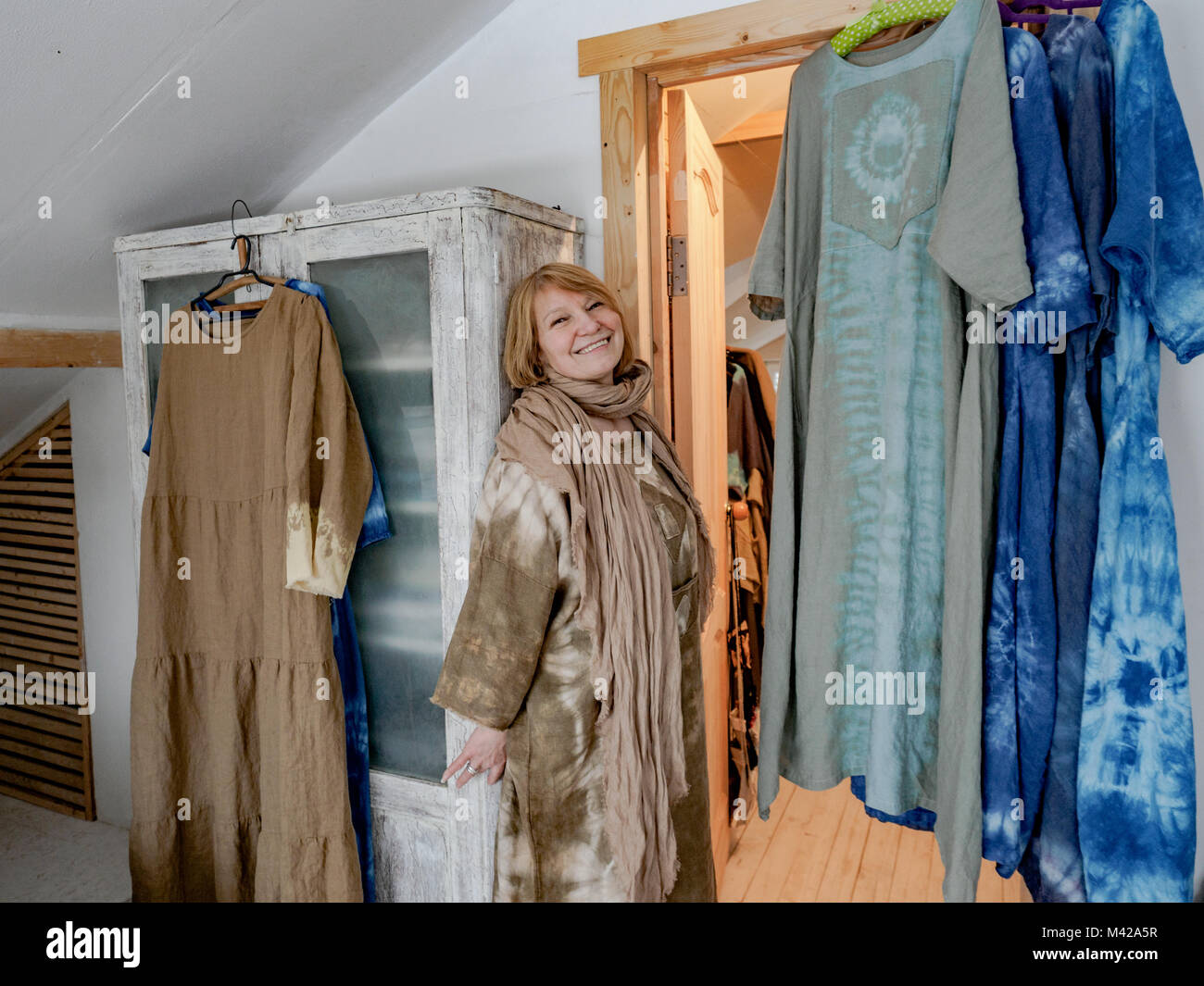 Boho style dresses hi-res stock photography and images - Alamy