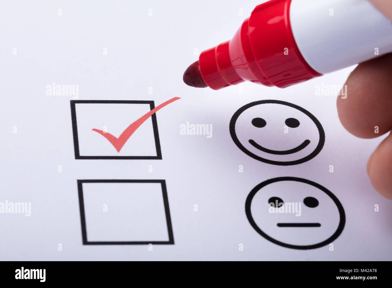 Tick box form hi-res stock photography and images - Alamy