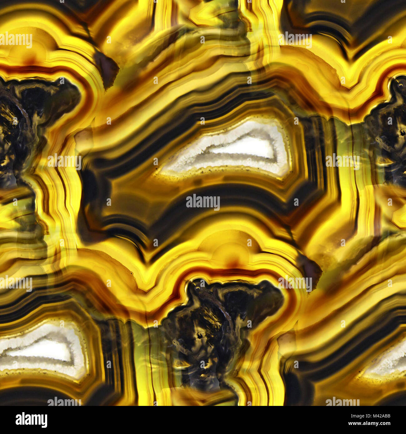 Agate Crystal cross section as seamless background Stock Photo - Alamy