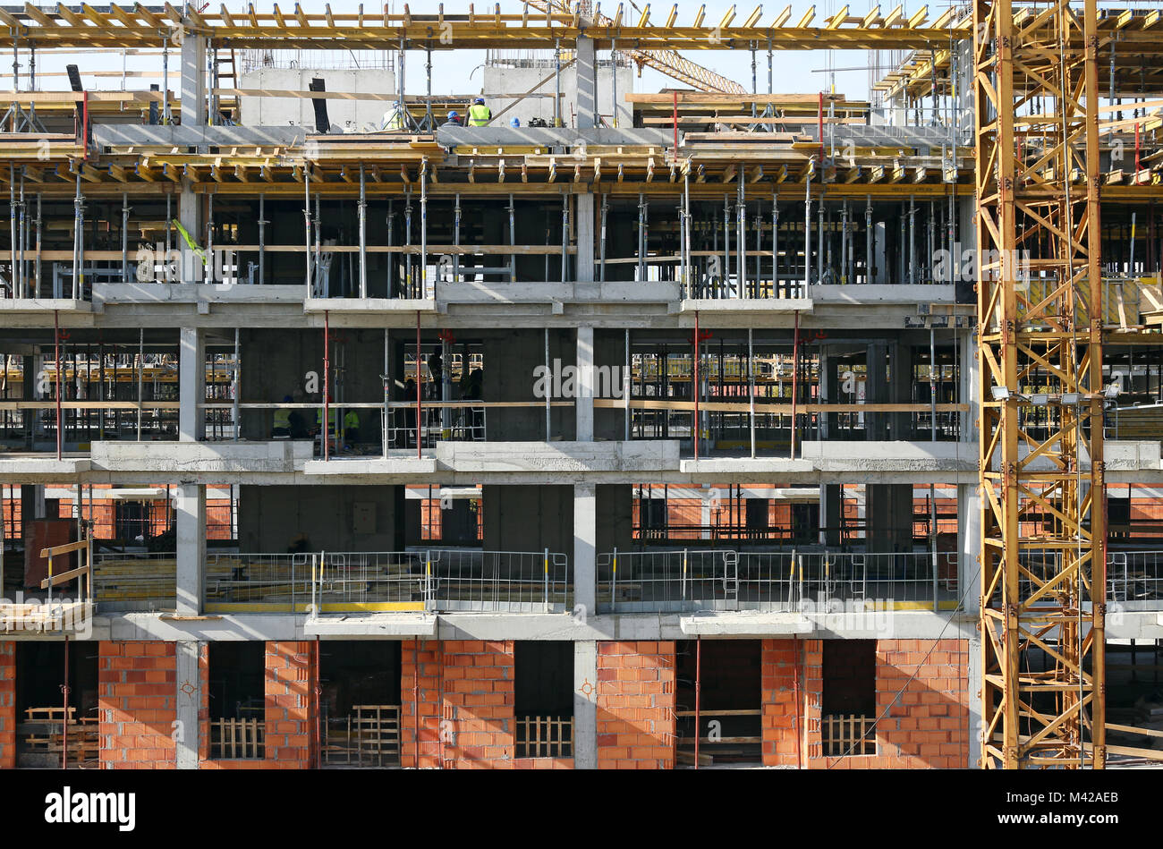 new building construction site Stock Photo - Alamy