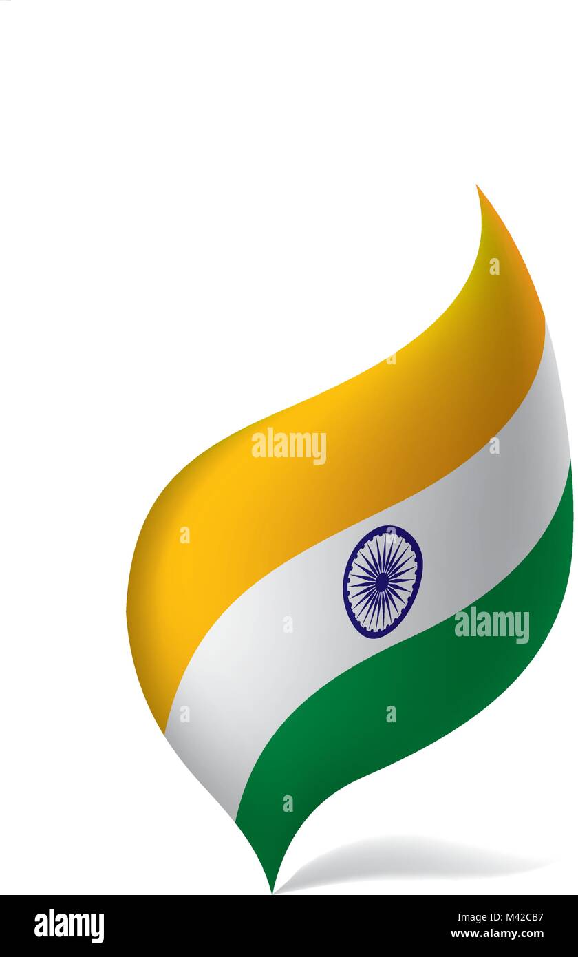 India flag, vector illustration Stock Vector Image & Art - Alamy