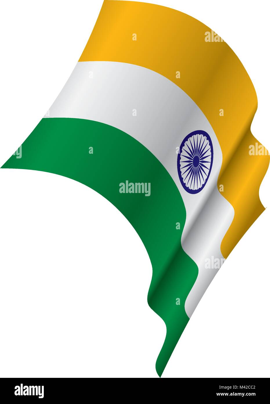 India flag, vector illustration Stock Vector Image & Art - Alamy