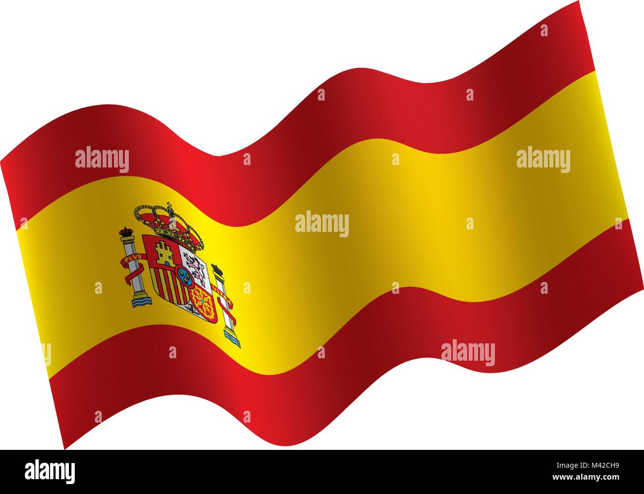 spain flag, vector illustration Stock Vector Image & Art - Alamy