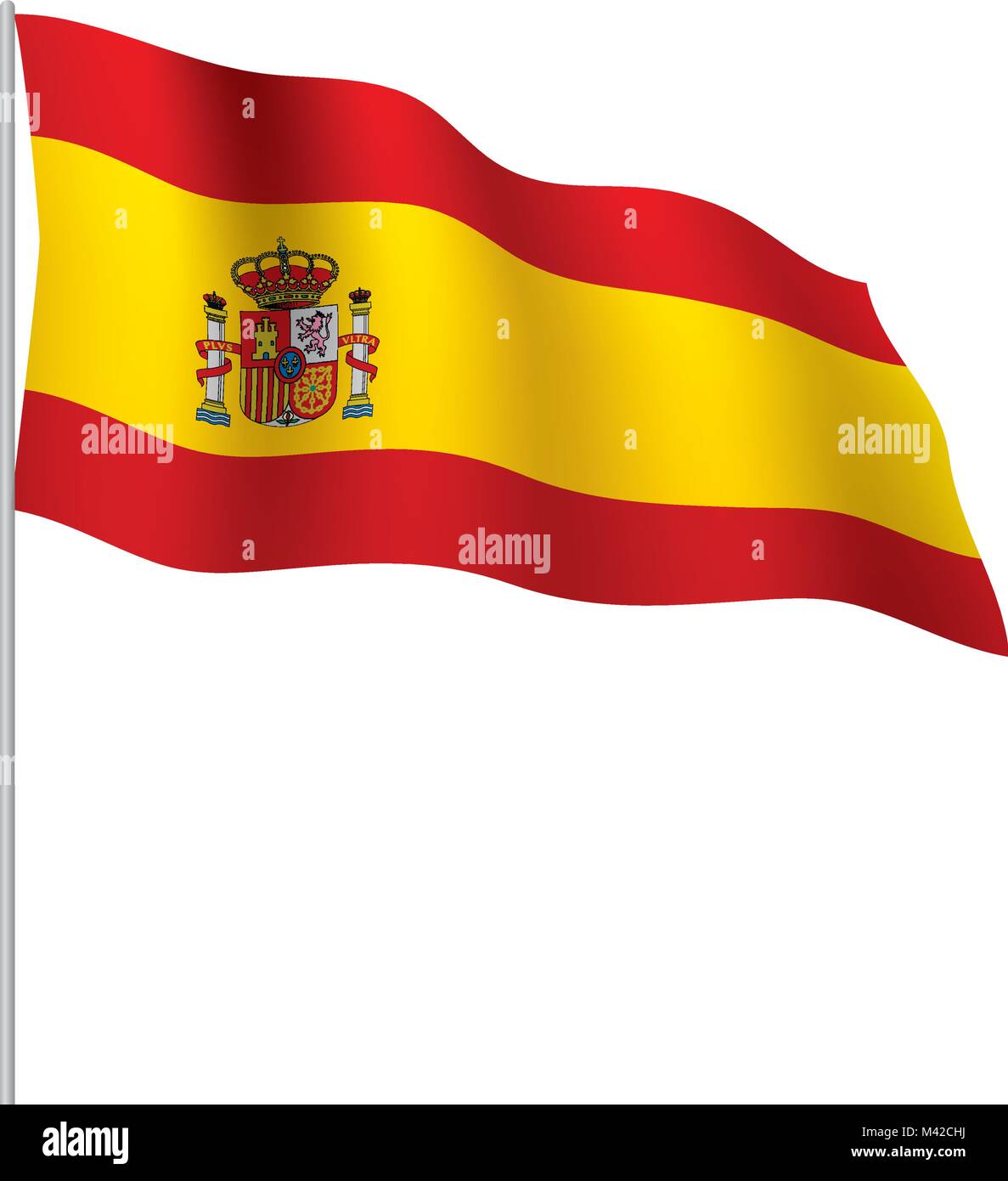 spain flag, vector illustration Stock Vector Image & Art - Alamy