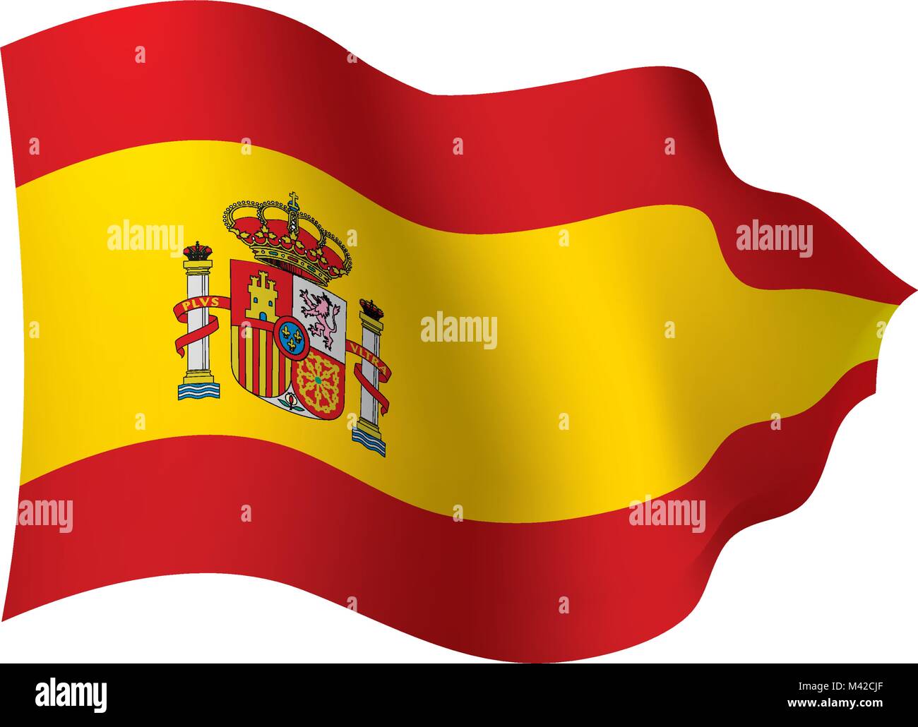 spain flag, vector illustration Stock Vector Image & Art - Alamy