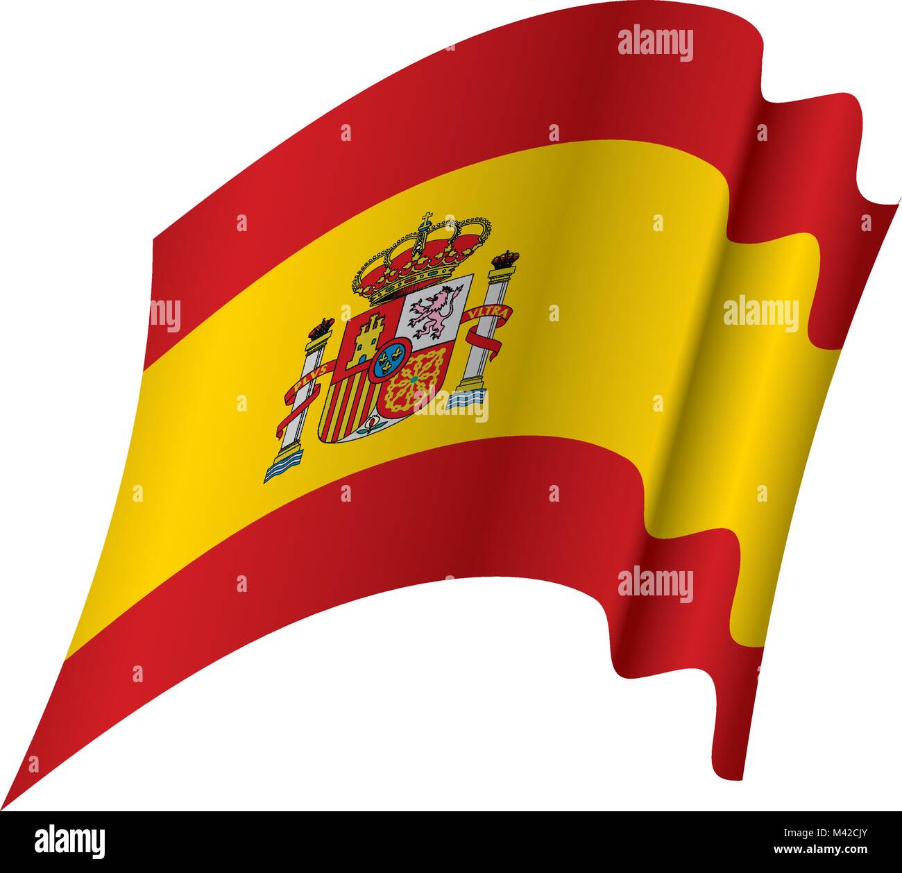 spain flag, vector illustration Stock Vector Image & Art - Alamy