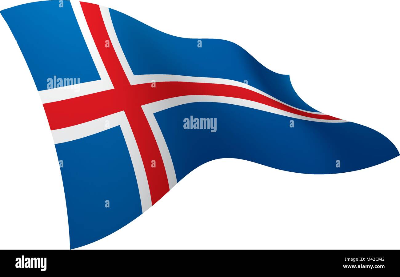 Iceland flag, vector illustration Stock Vector Image & Art - Alamy