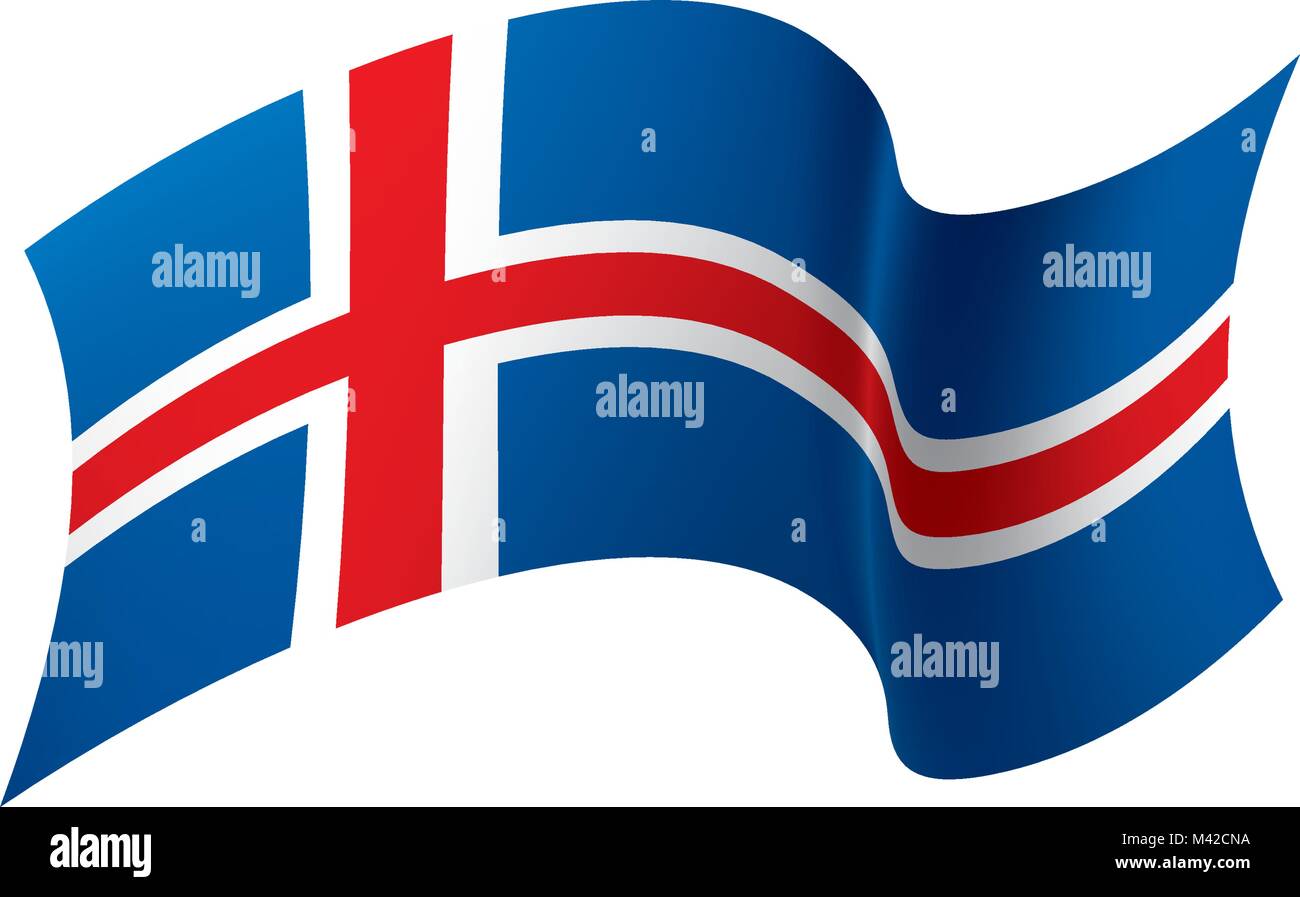 Iceland flag, vector illustration Stock Vector Image & Art - Alamy