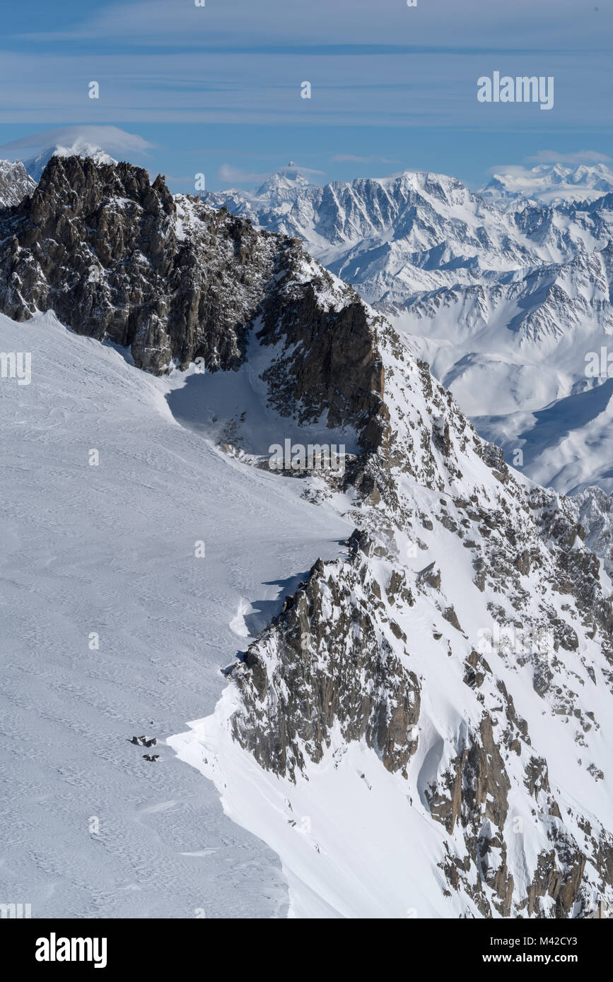 Graian Alps, Mont Blanc range, Aosta Valley, Italy Stock Photo - Alamy