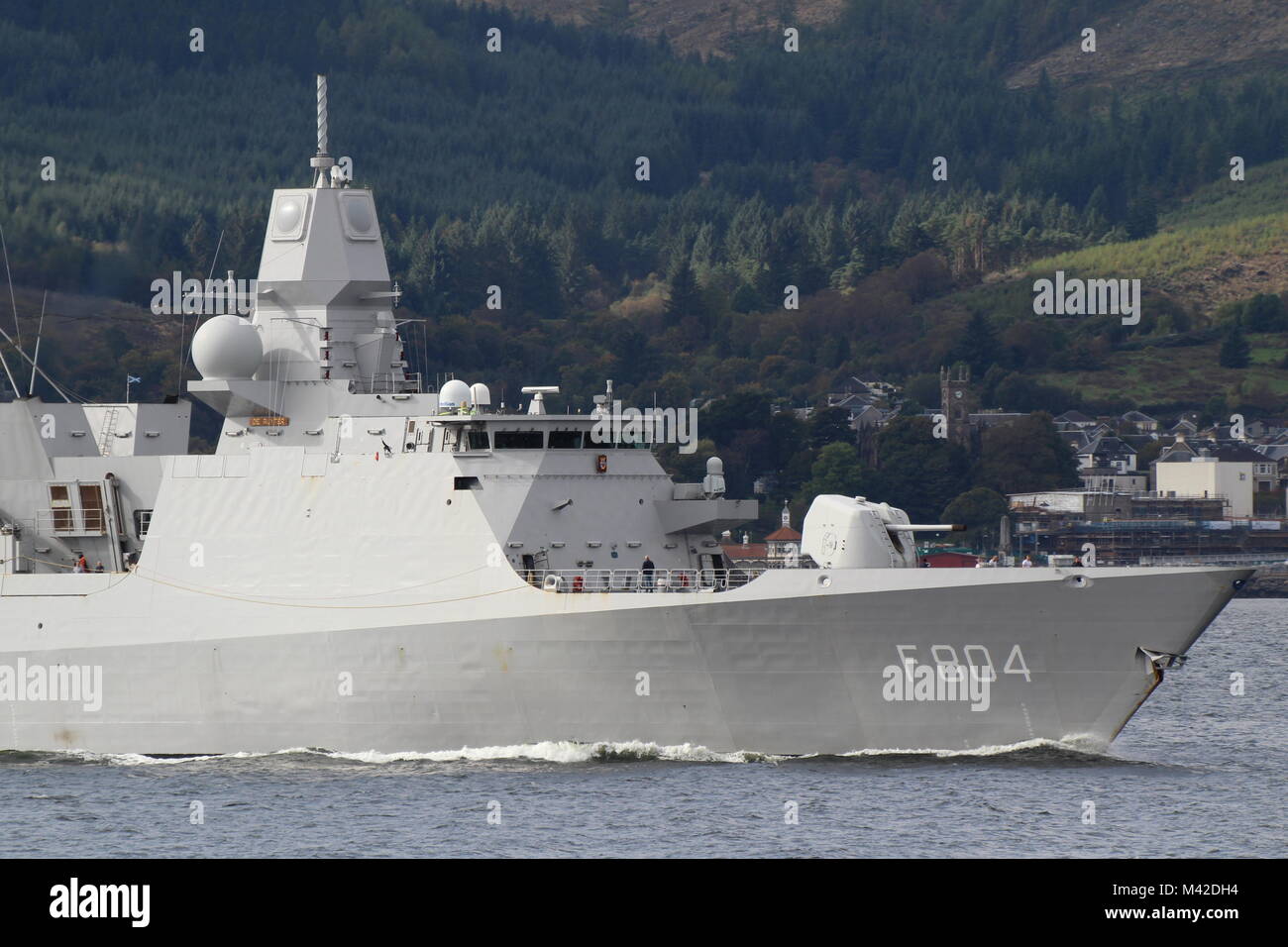 HNLMS De Ruyter (F804), a De Zeven Provincien-class frigate operated by ...