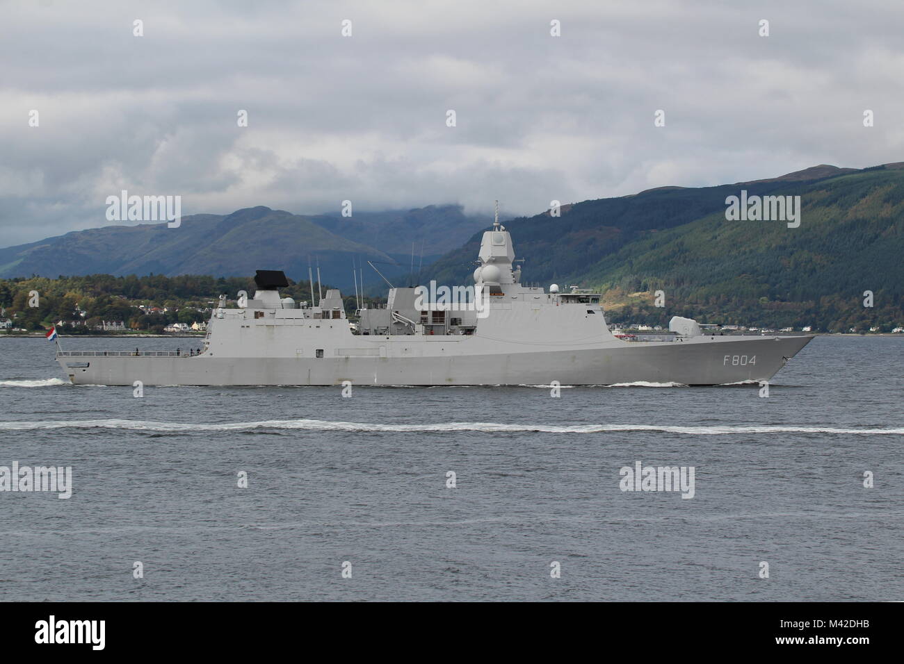 HNLMS De Ruyter (F804), a De Zeven Provincien-class frigate operated by ...