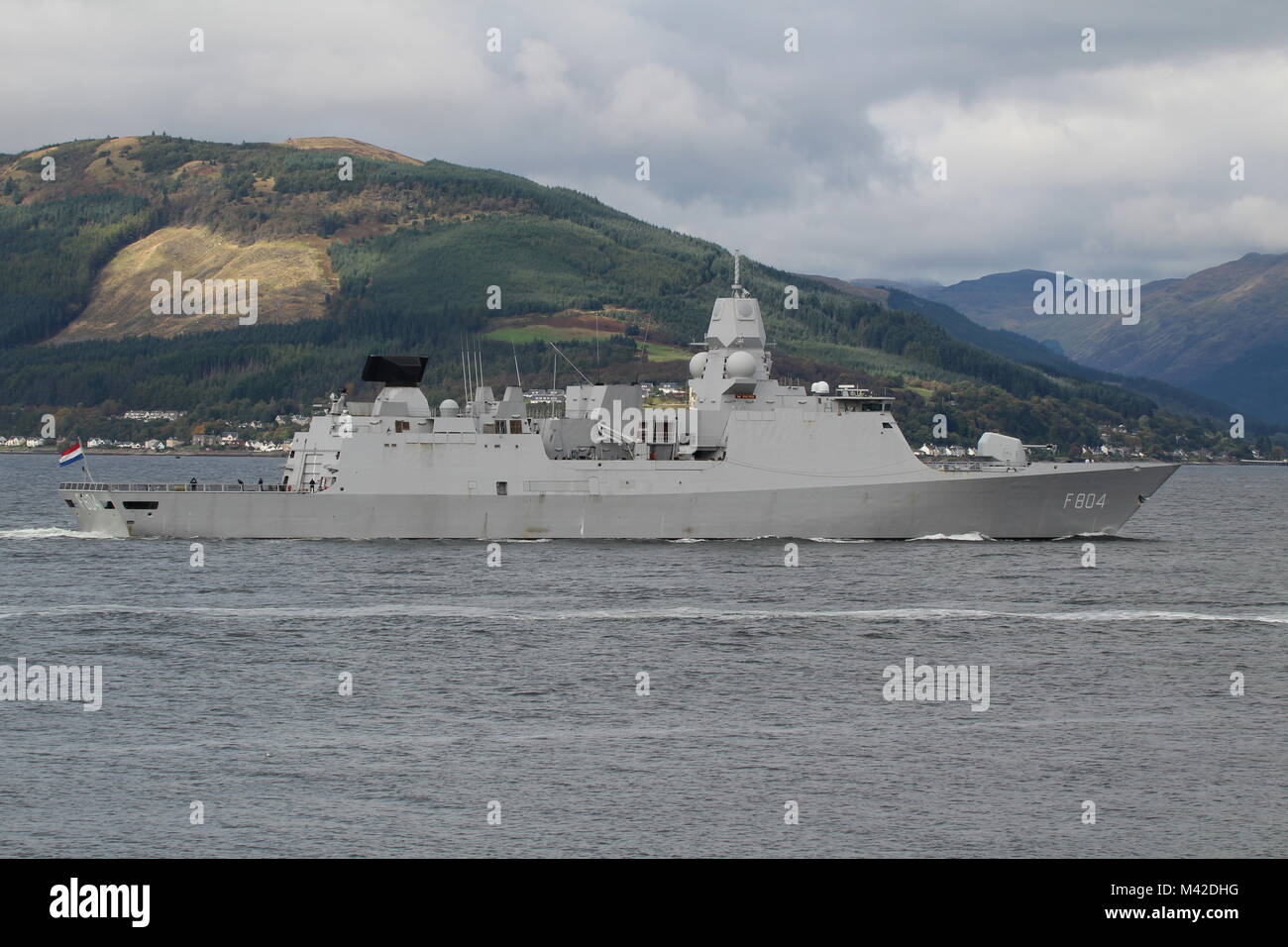 HNLMS De Ruyter (F804), a De Zeven Provincien-class frigate operated by ...