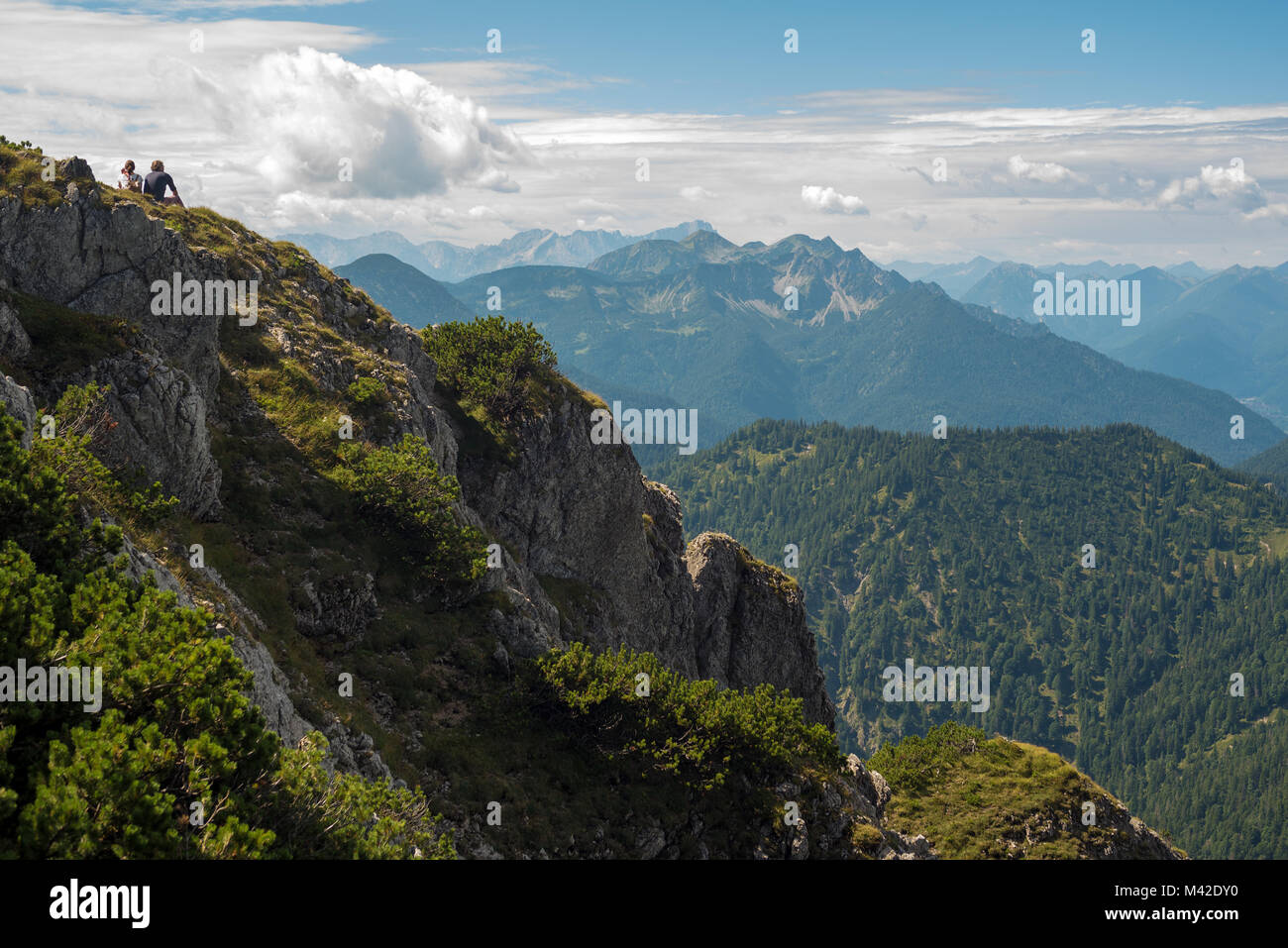 Top view of green mountains hi-res stock photography and images - Alamy