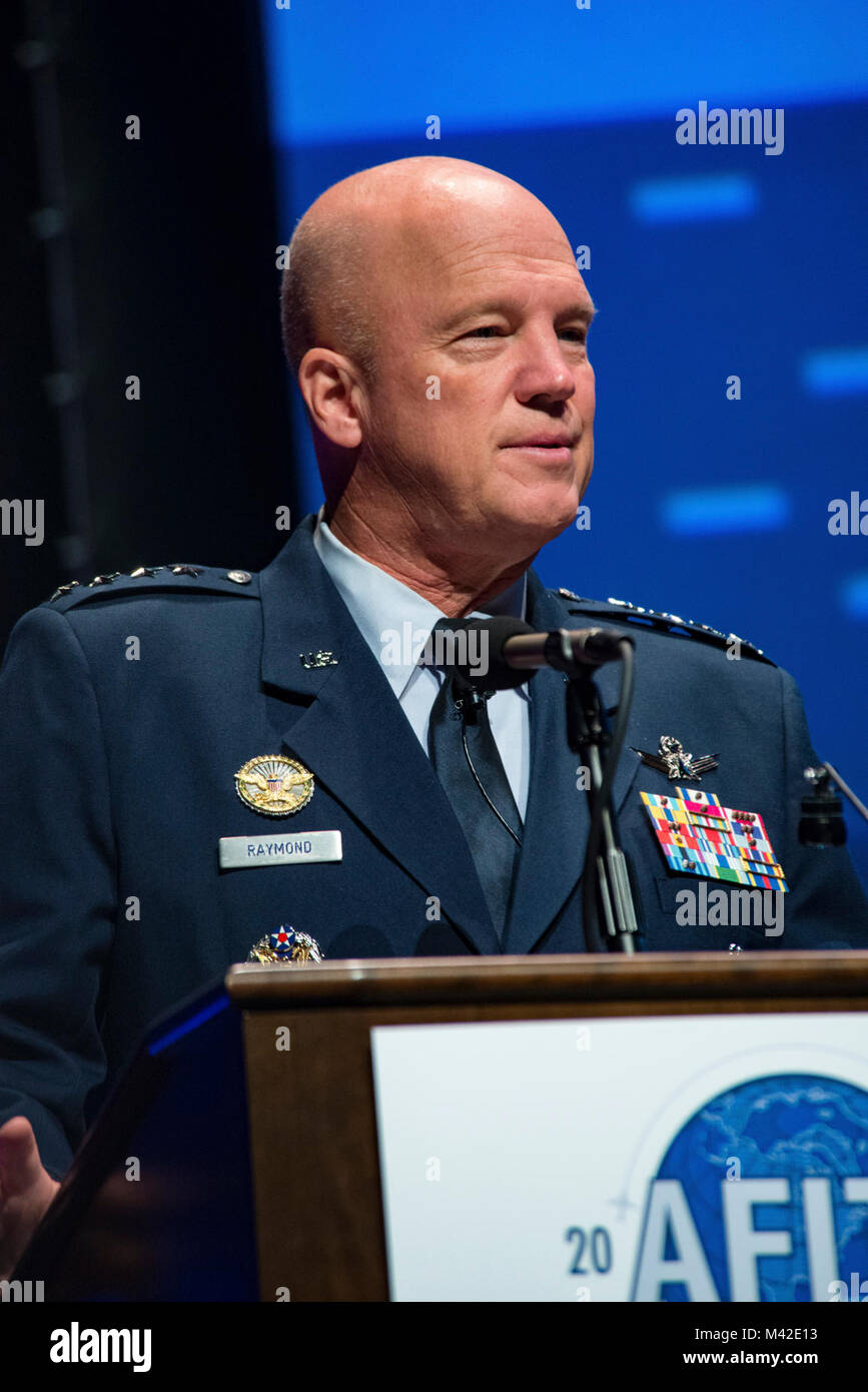 Maxwell AFB, Ala. - Gen. Jay Raymond, Air Force Space Command commander ...