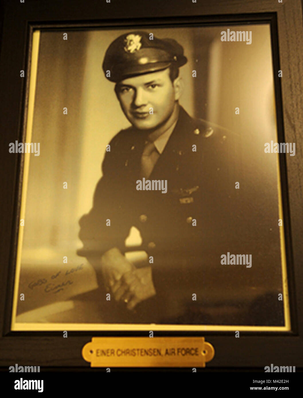 Col. Einer “Chris” Christensen when he first enlisted in the Army Air ...