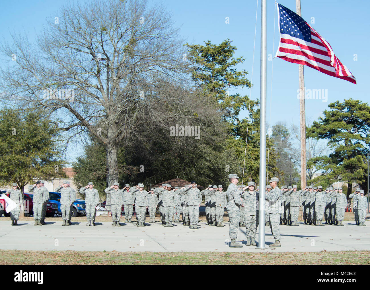 U.S. Airmen assigned to the Senior Master Sgt. David B. Reid Airmen ...