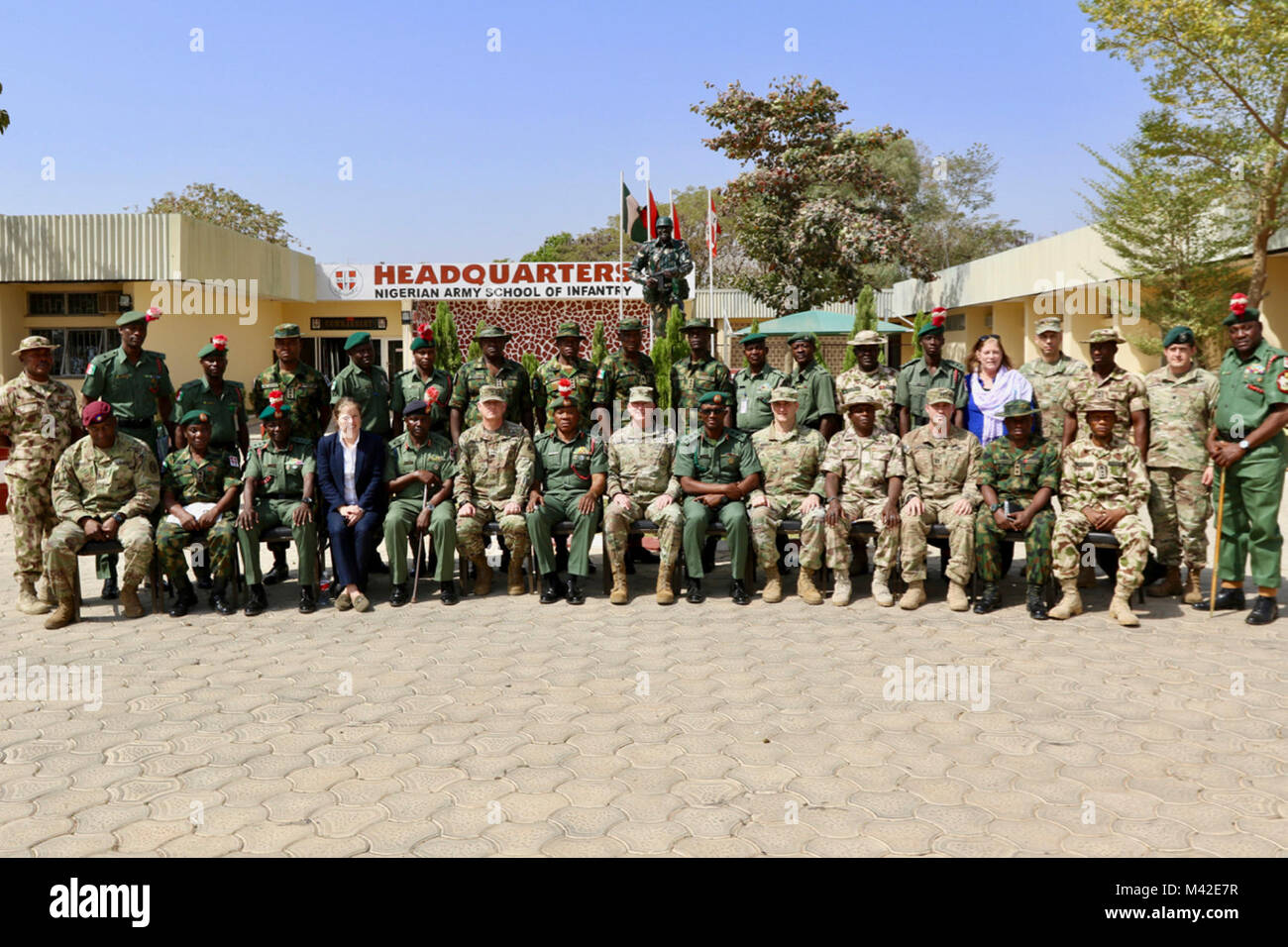 U.S. Army Africa's commanding general, Brig. Gen. Eugene LeBoeuf and ...