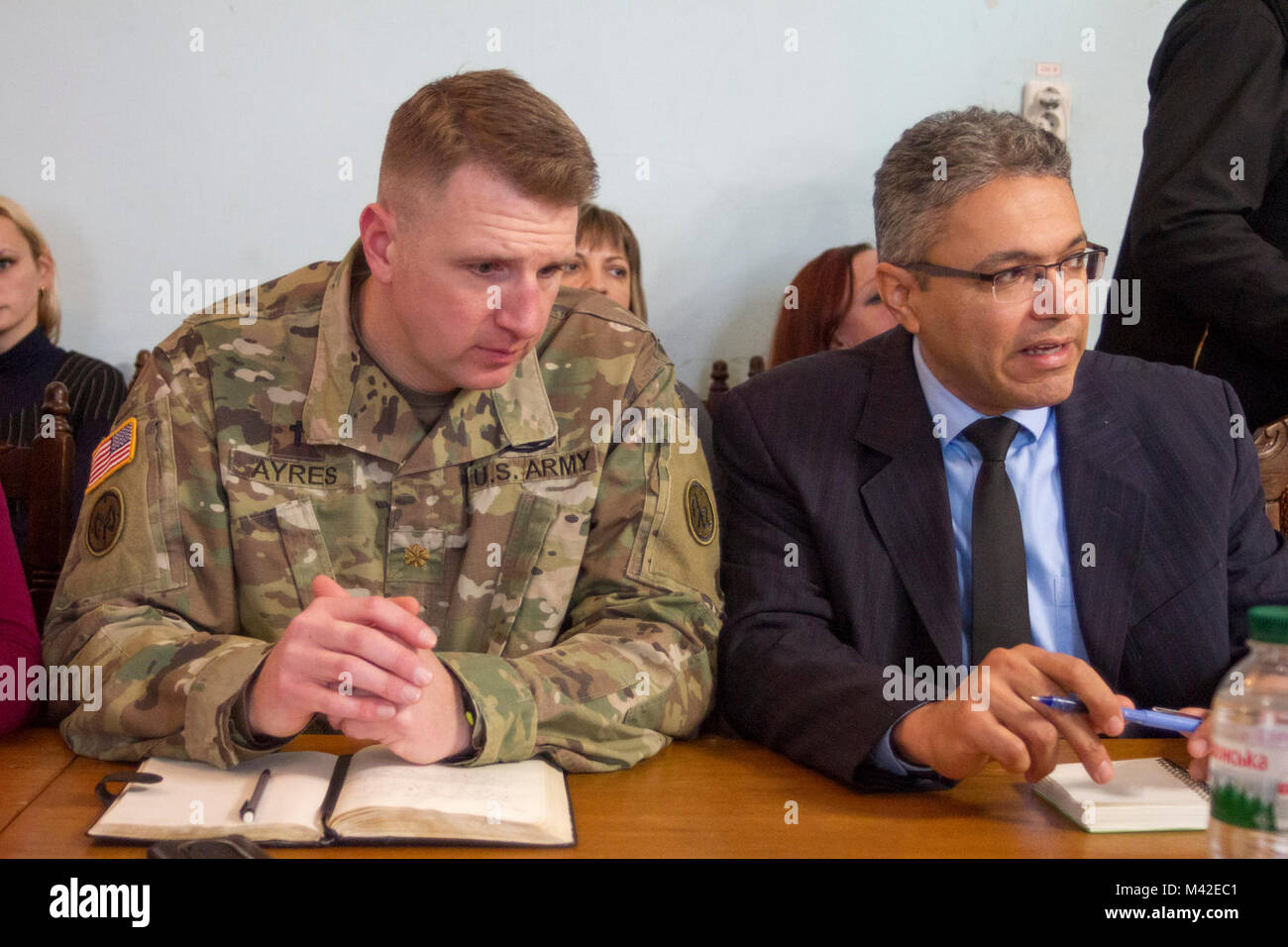 Lviv, Ukraine – Maj. Andrew Ayres, the Joint Multinational Training ...