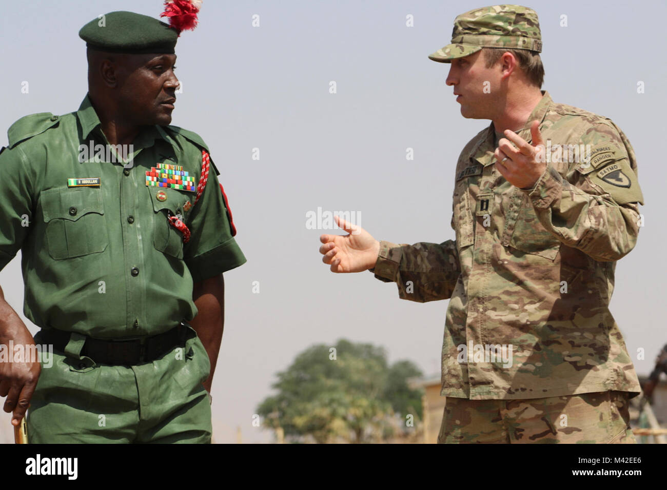 Twelve Soldiers U.S. Army Soldiers share tactics and training with a ...