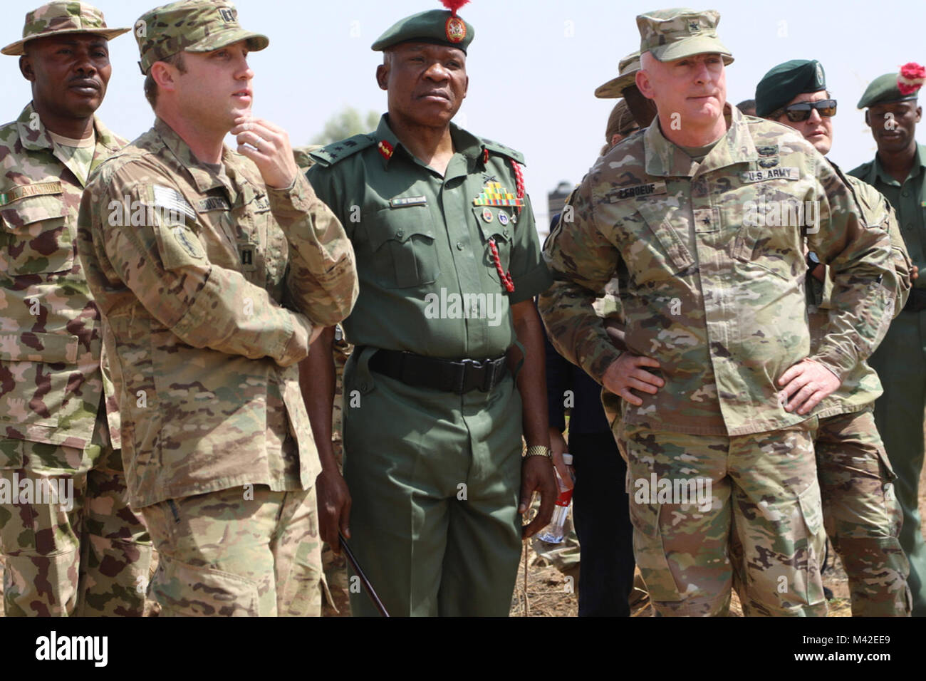 U.S. Army Africa's commanding general, Brig. Gen. Eugene LeBoeuf and ...