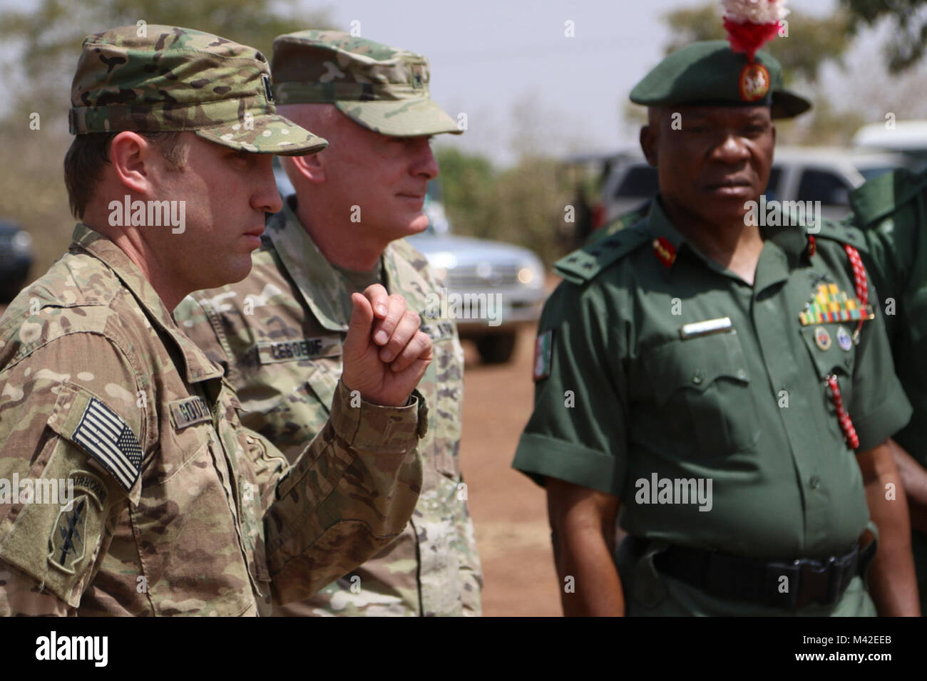 Twelve Soldiers U.S. Army Soldiers share tactics and training with a ...