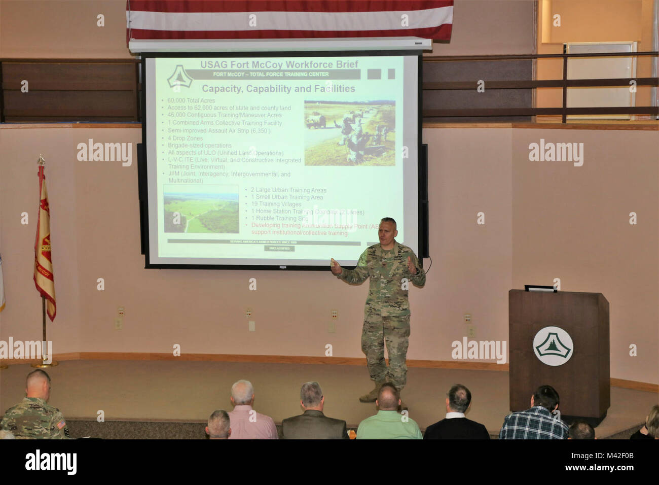 Garrison Commander Col. David J. Pinter Sr. provides his annual ...