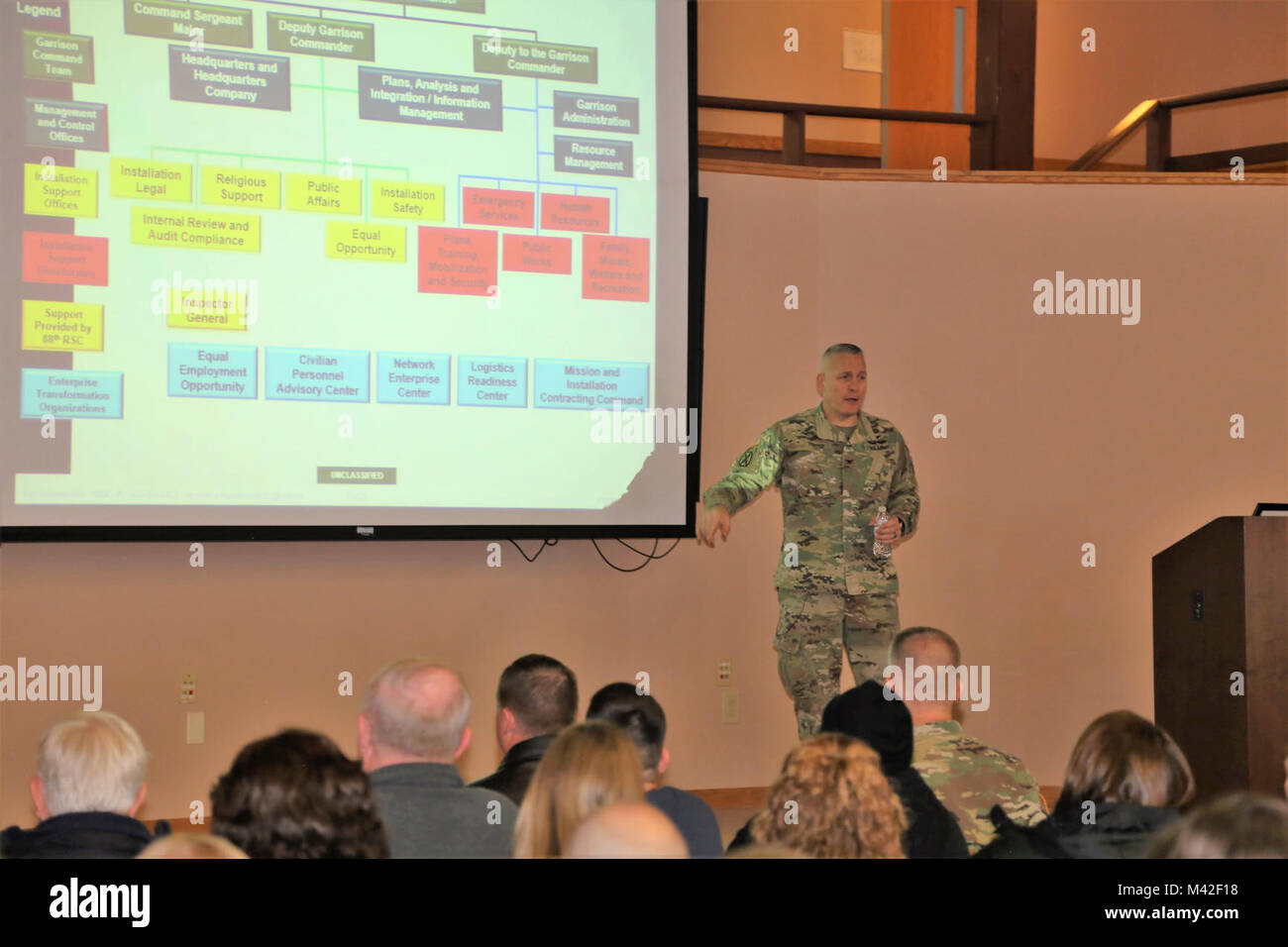 Garrison Commander Col. David J. Pinter Sr. provides his annual ...