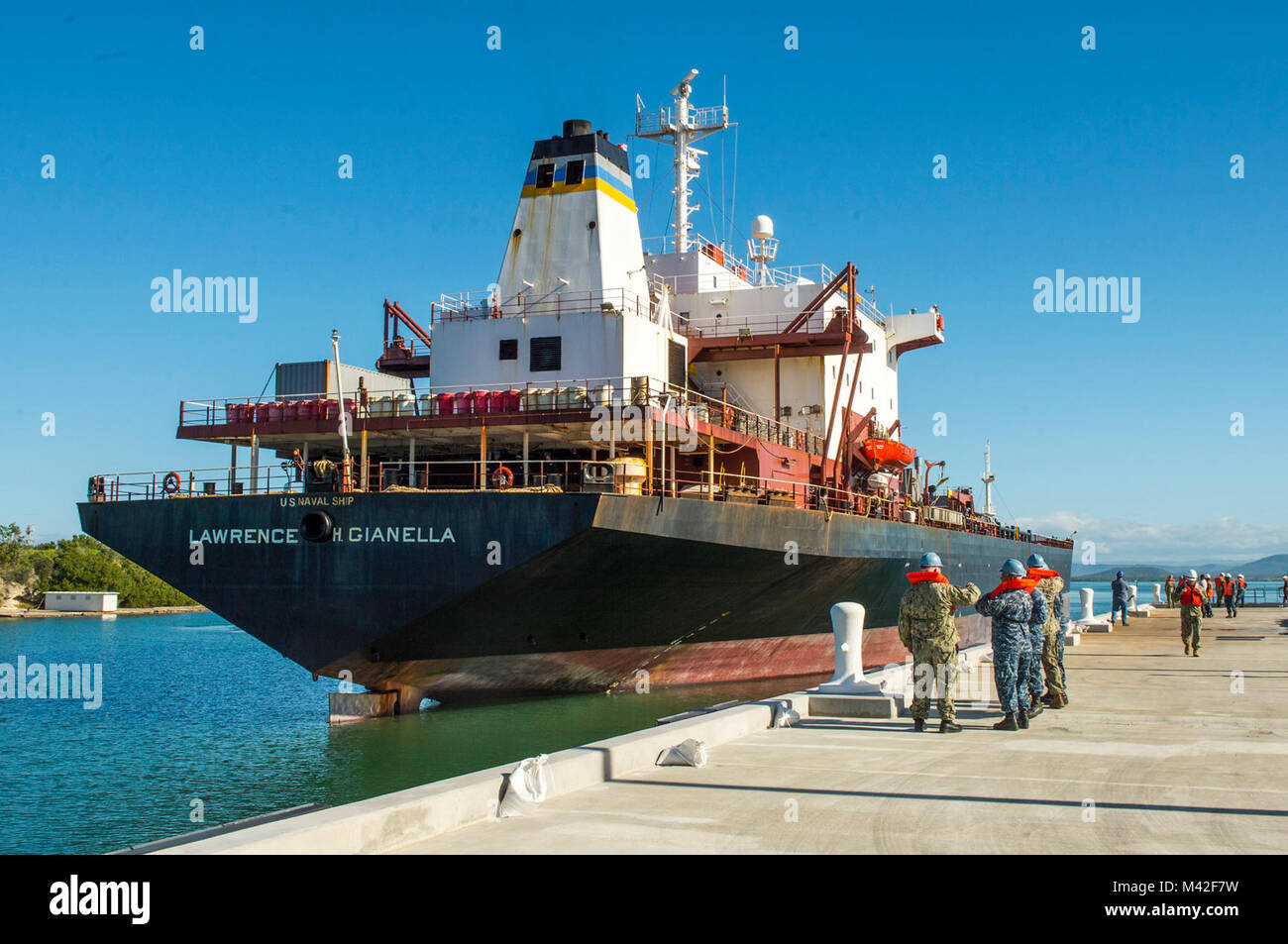 GUANTANAMO BAY, Cuba (Feb. 2, 2018) A Military Sealift Command ...