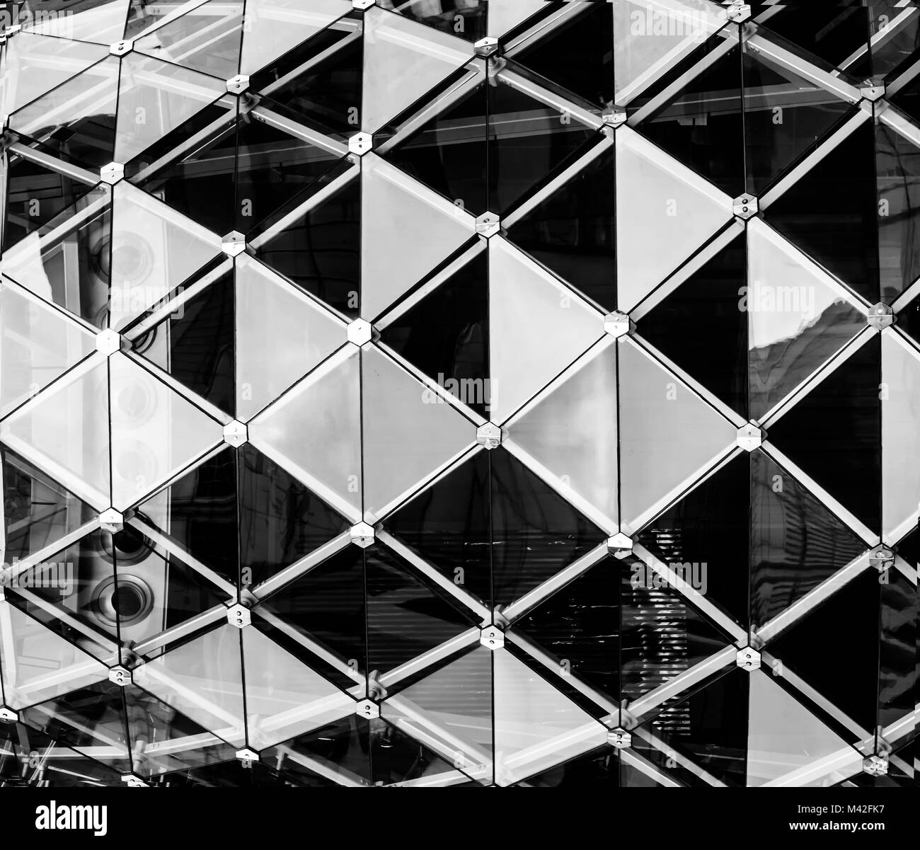 Abstract glasses wall interior pattern background Stock Photo - Alamy