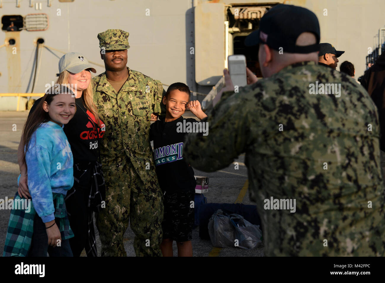 MAYPORT, Fla. (Feb. 7, 2018) Aviation Boatswain’s Mate (Fuel) 2nd Class ...