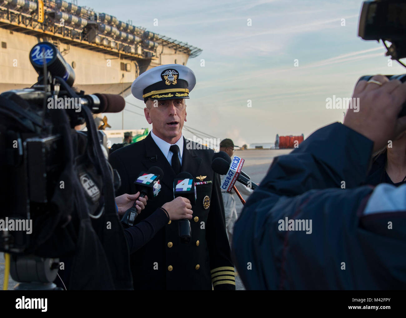 MAYPORT, Fla. (Feb. 7, 2018) Capt. Joseph R. O’Brien, commanding ...