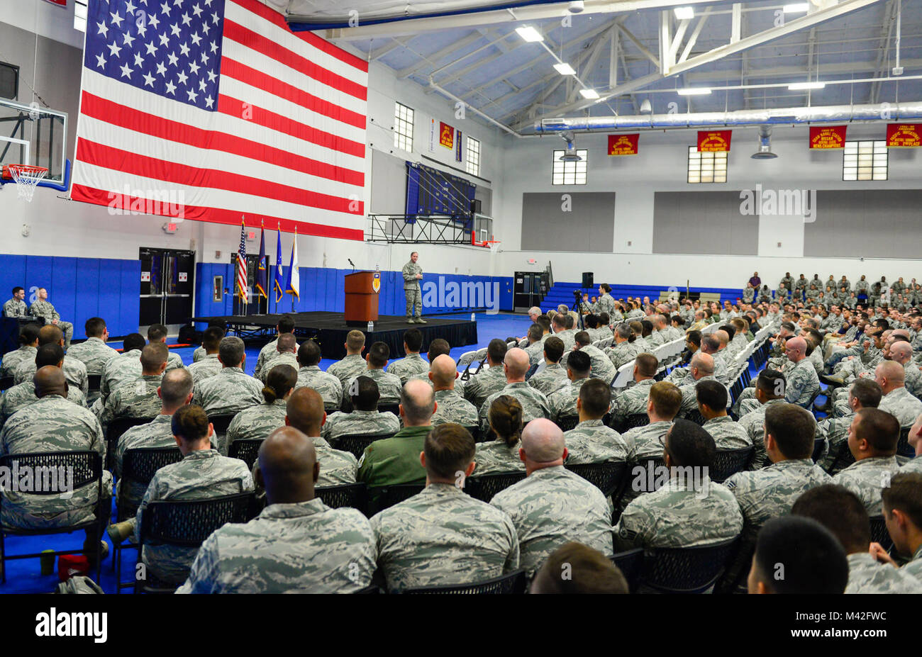 U.S. Air Force Chief of Staff Gen. David L. Goldfein speaks to ...