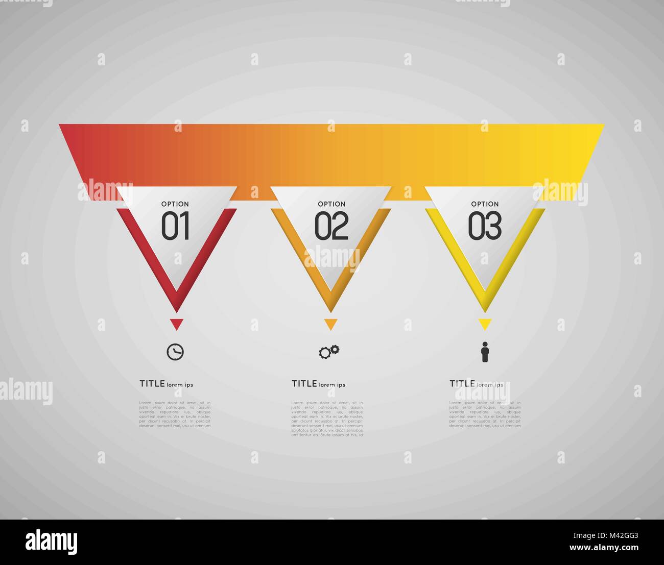 option banners template, triangles Stock Vector Image & Art - Alamy