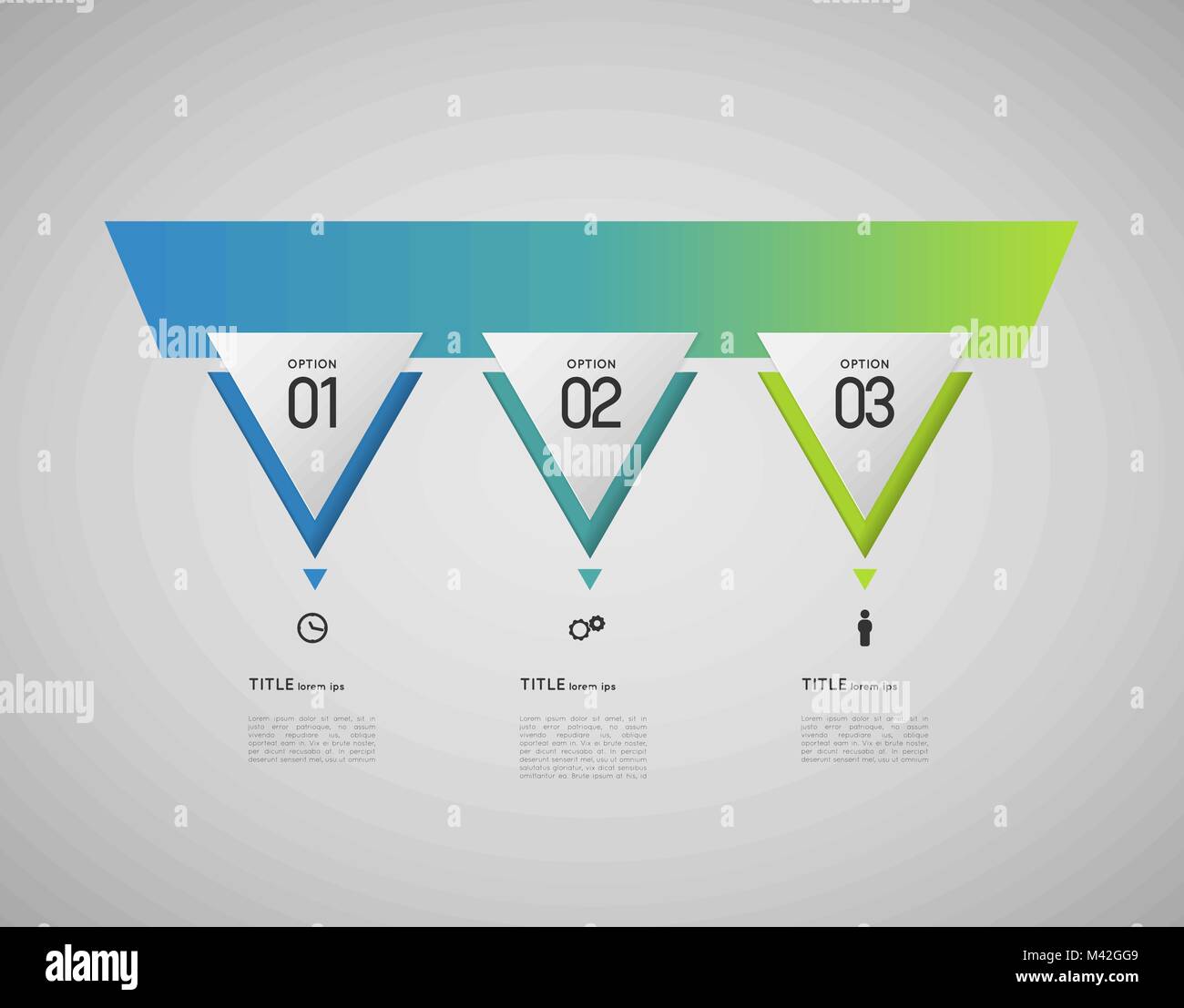 option banners template, triangles Stock Vector Image & Art - Alamy