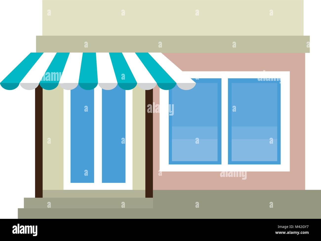 store building front icon vector illustration design Stock Vector Image ...