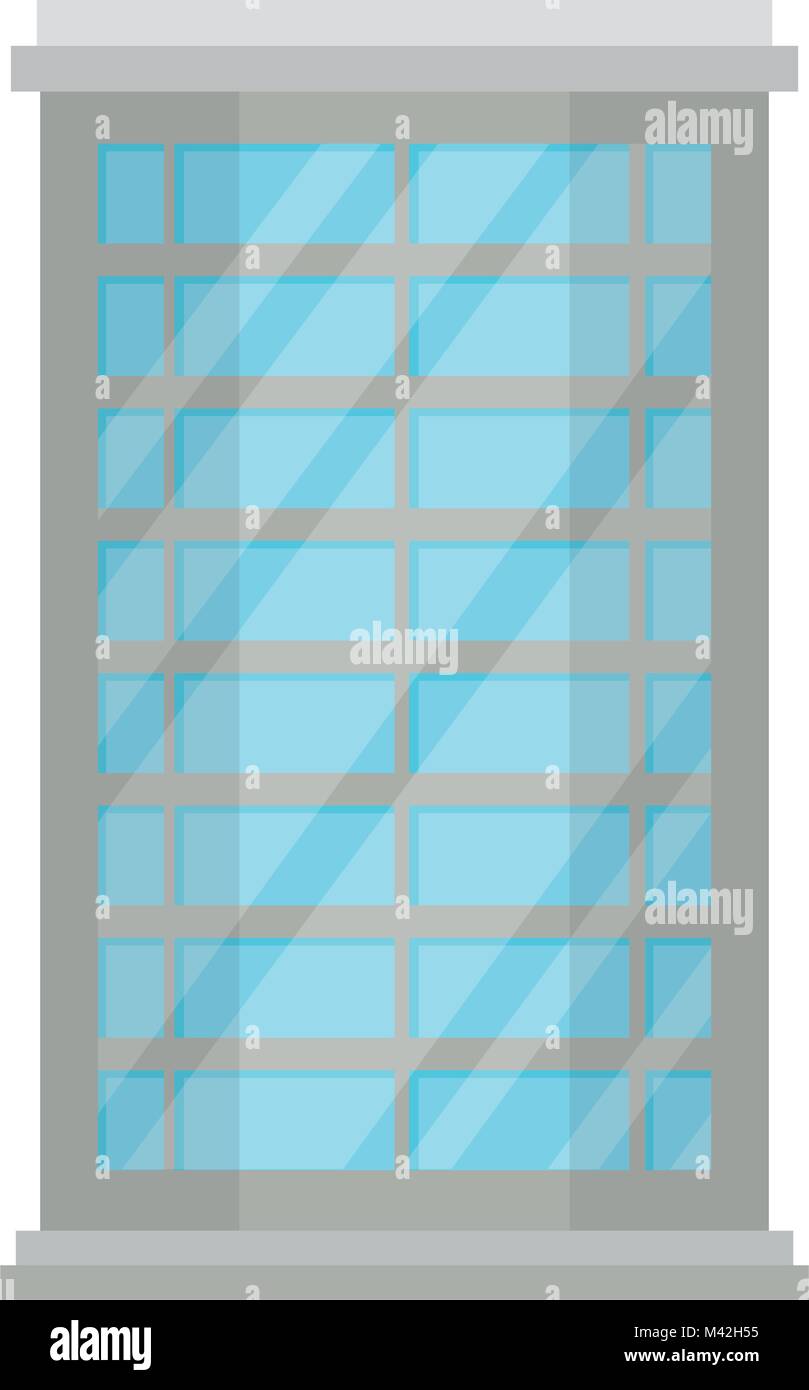 big building facade front vector illustration design Stock Vector Image ...